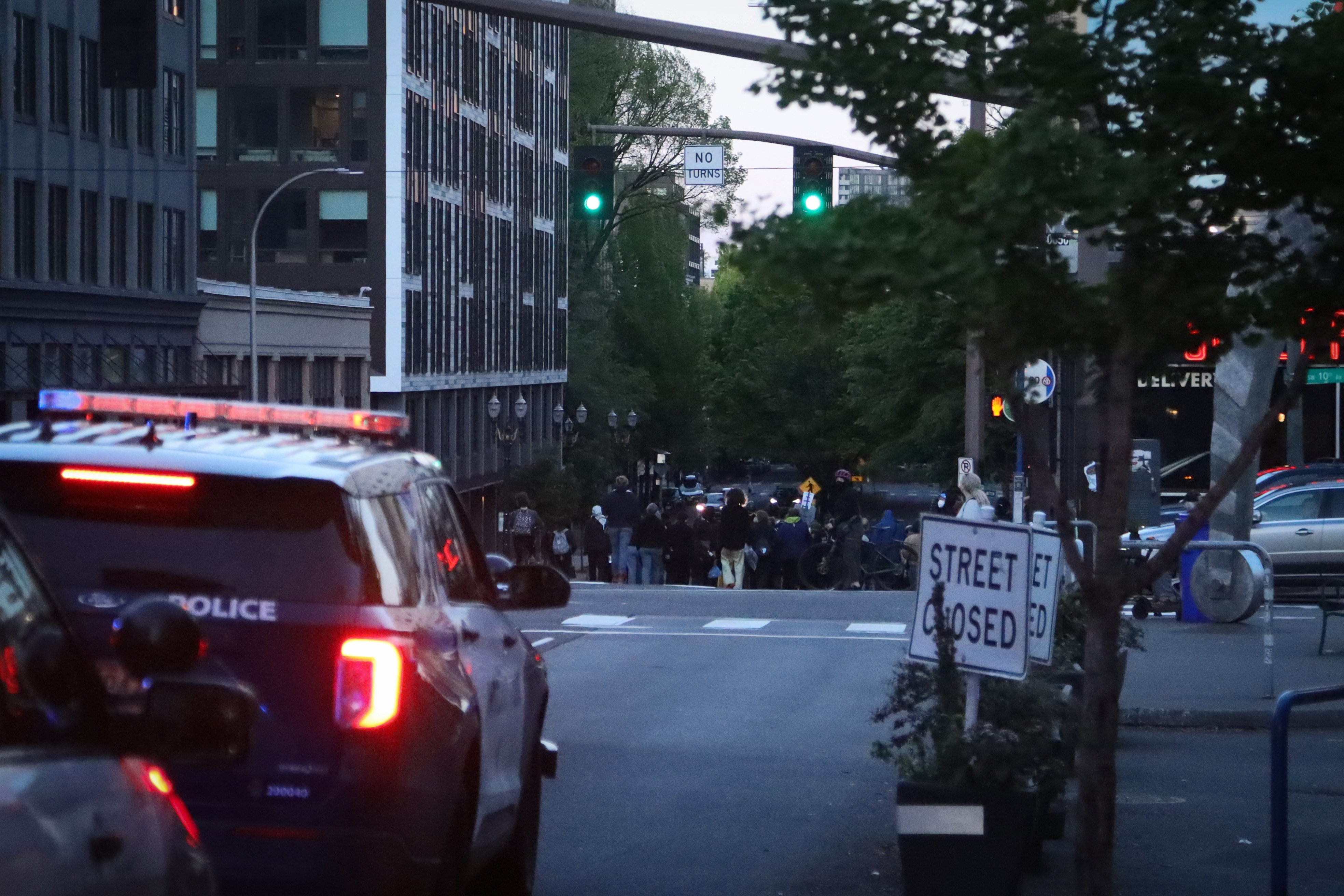 Portland State University pro-Palestine protest May 2, 2024 ...
