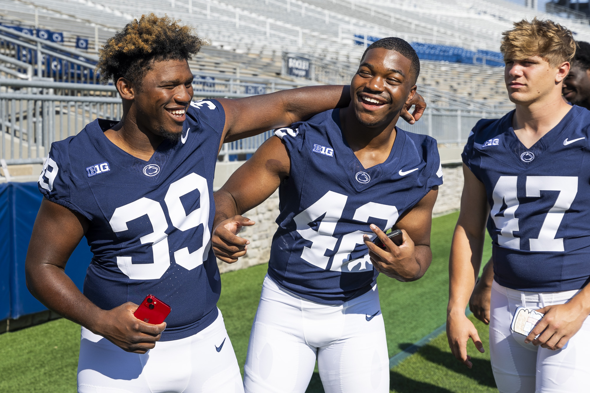 Penn State freshmen at football picture day - pennlive.com
