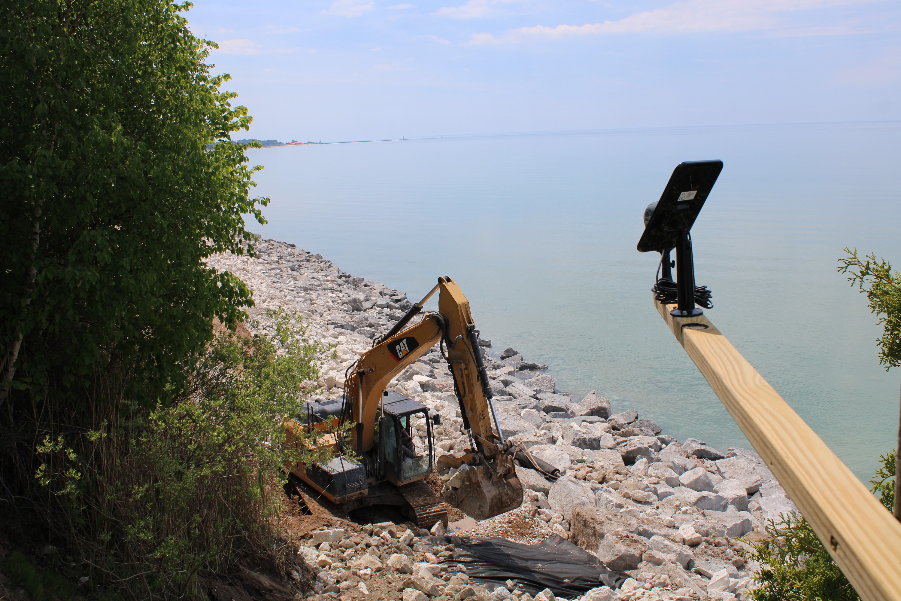 Saving a landmark and reestablishing the beach at a Northern Michigan ...