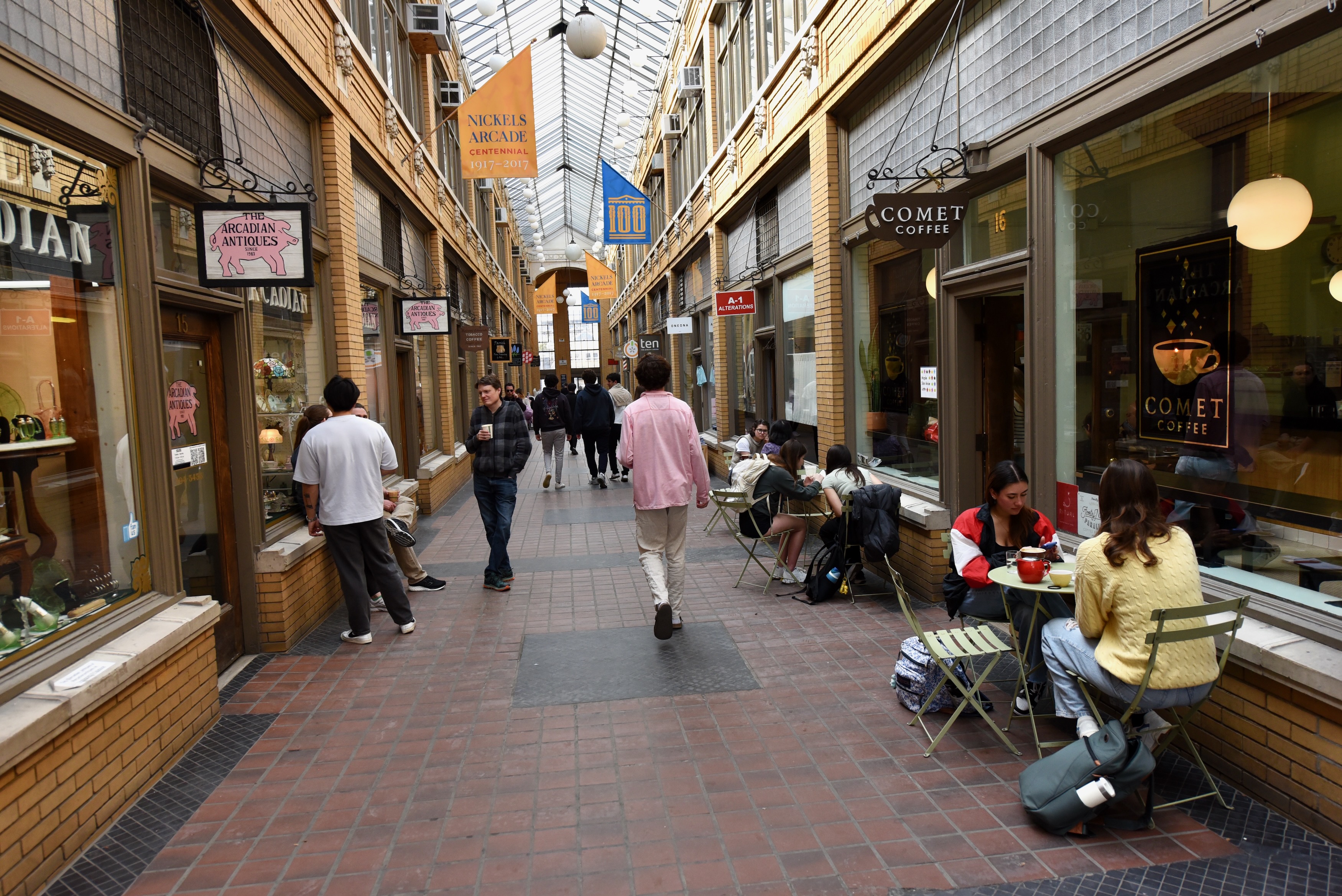 A look inside some of the longtime shops at Ann Arbor's Nickels Arcade ...
