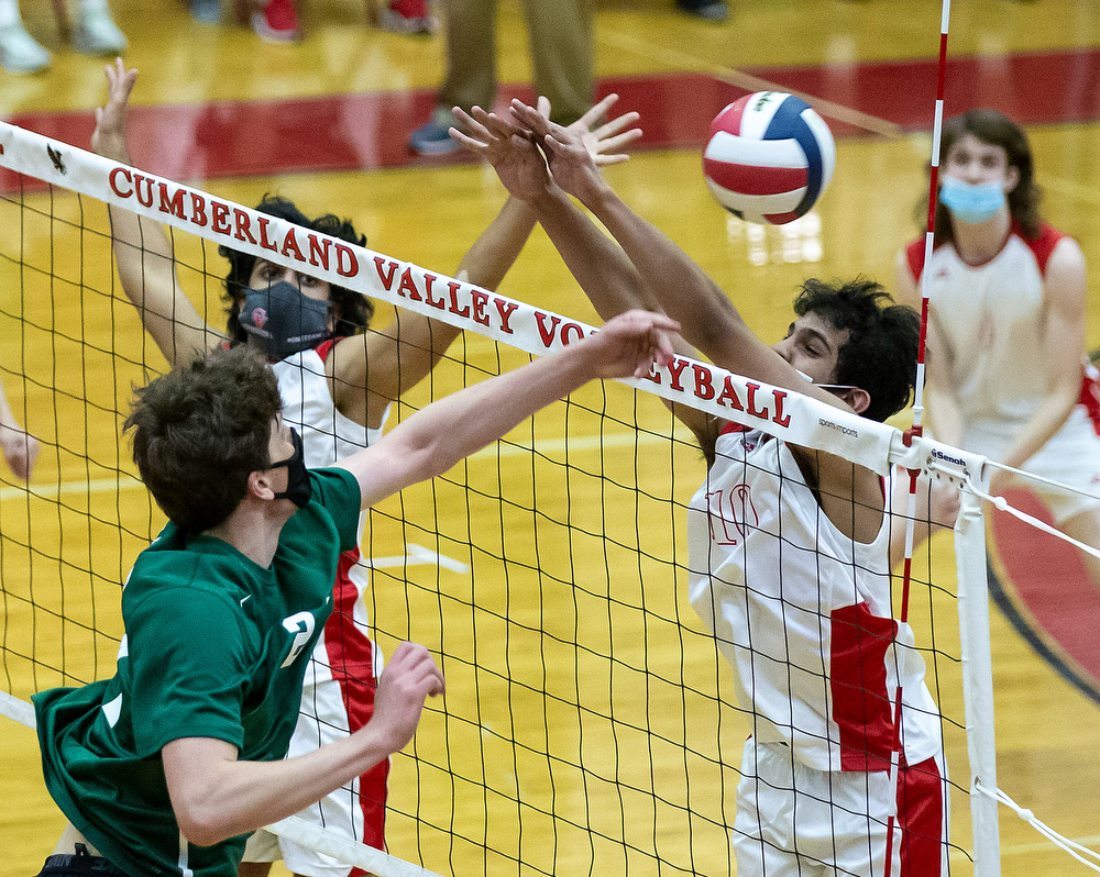 Cumberland Valley defeated Carlisle 3-0 in boys high school volleyball ...