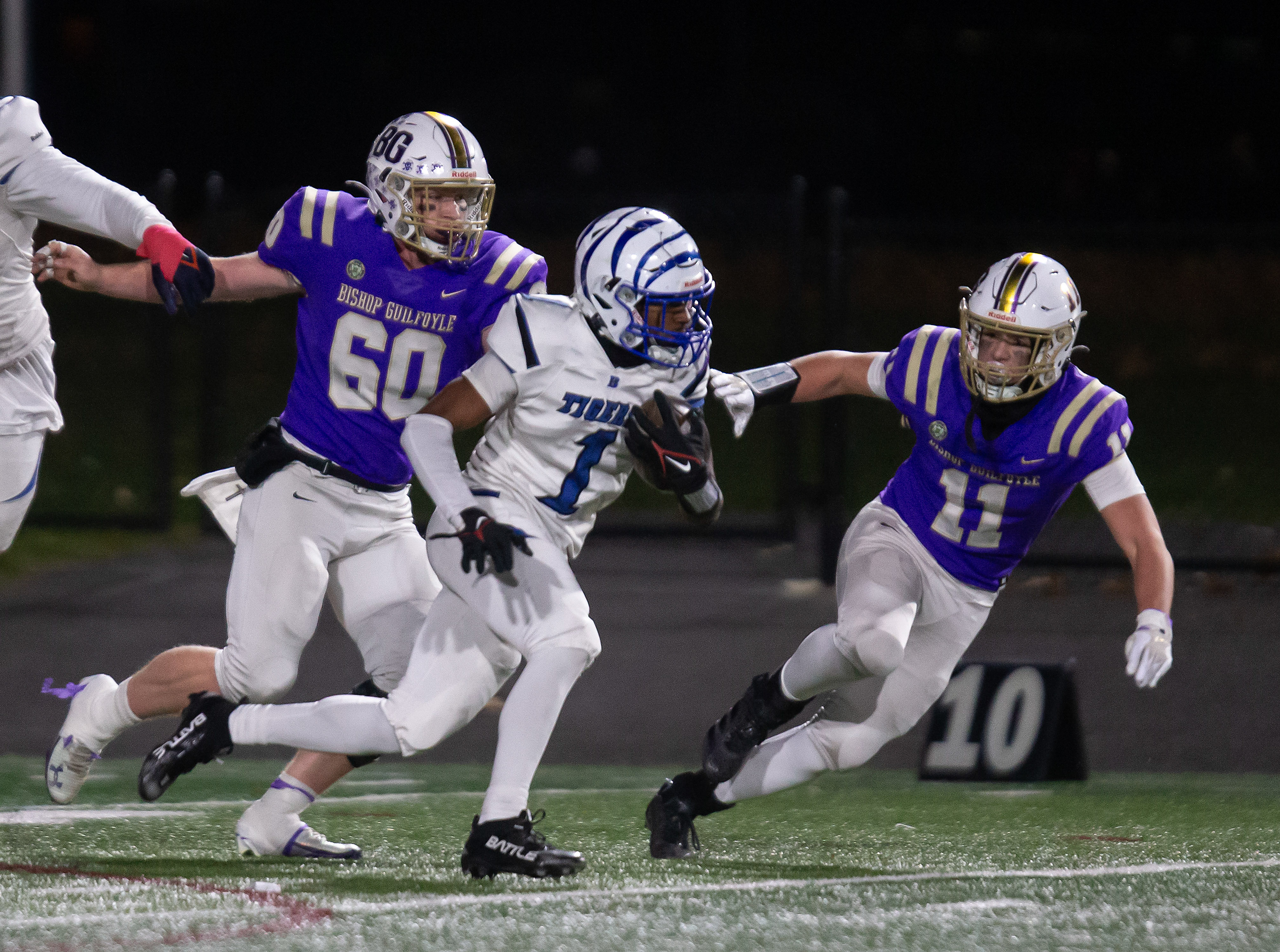 Bishop Guilfoyle defeats Belmont Charter 35-0 in PIAA 1A football ...