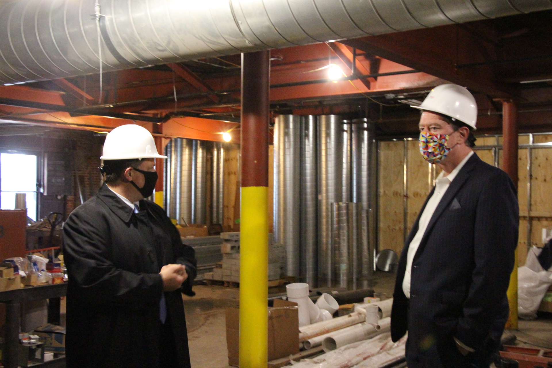 City officials toured apartments on Chatham Street in Worcester ...
