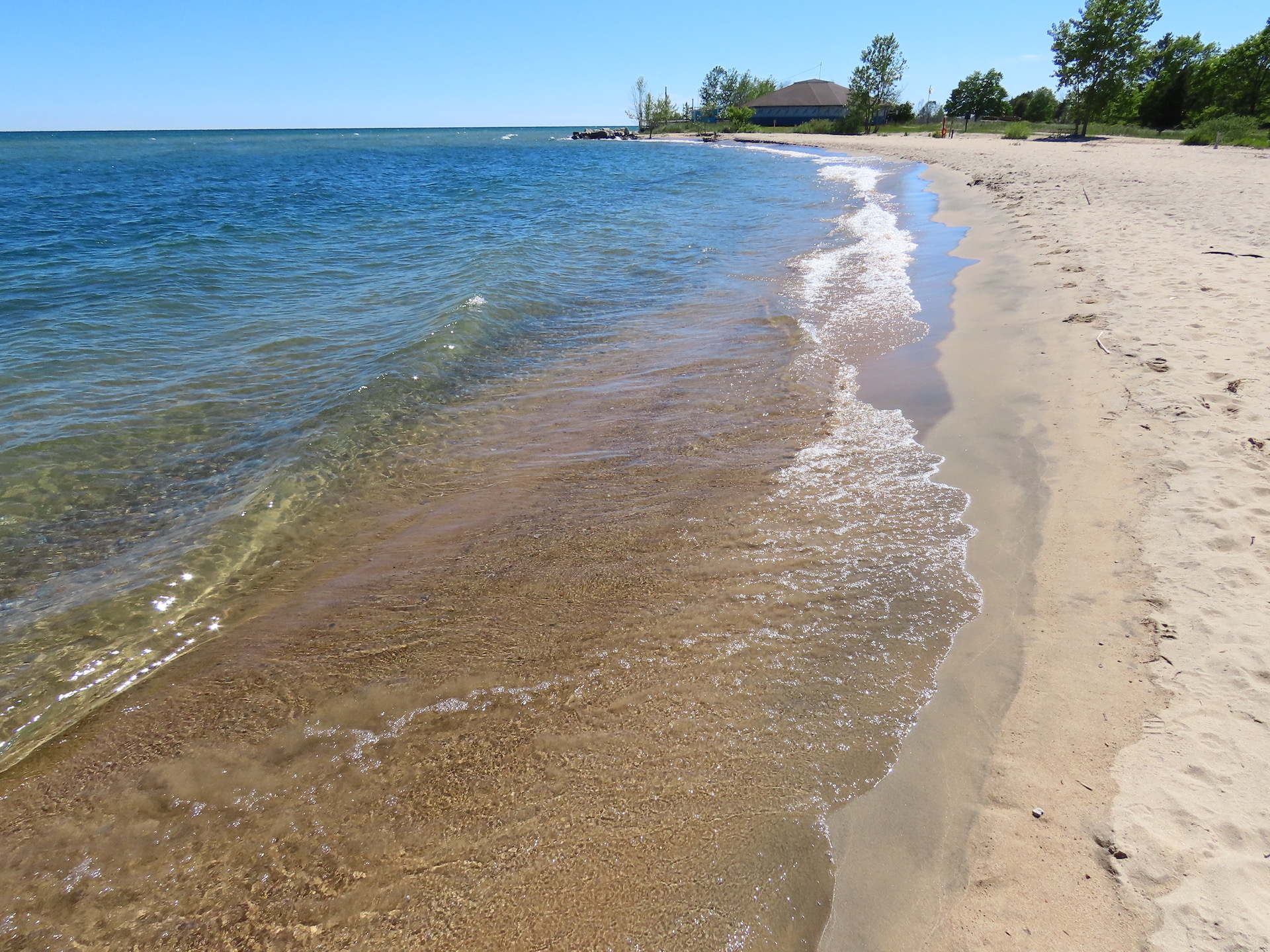 High water eroding Tawas Point State Park - mlive.com