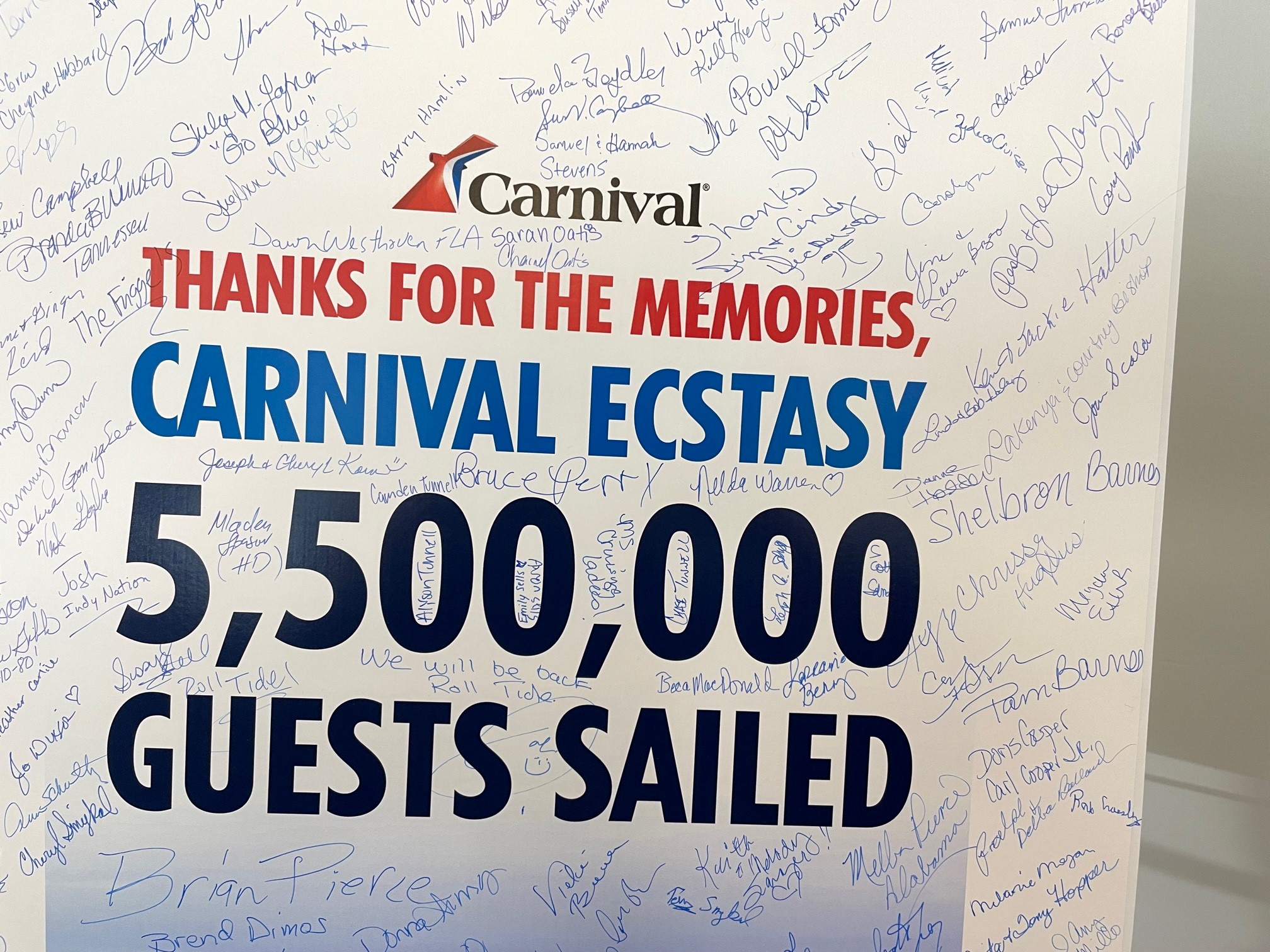 Carnival Ecstasy's final launch - al.com
