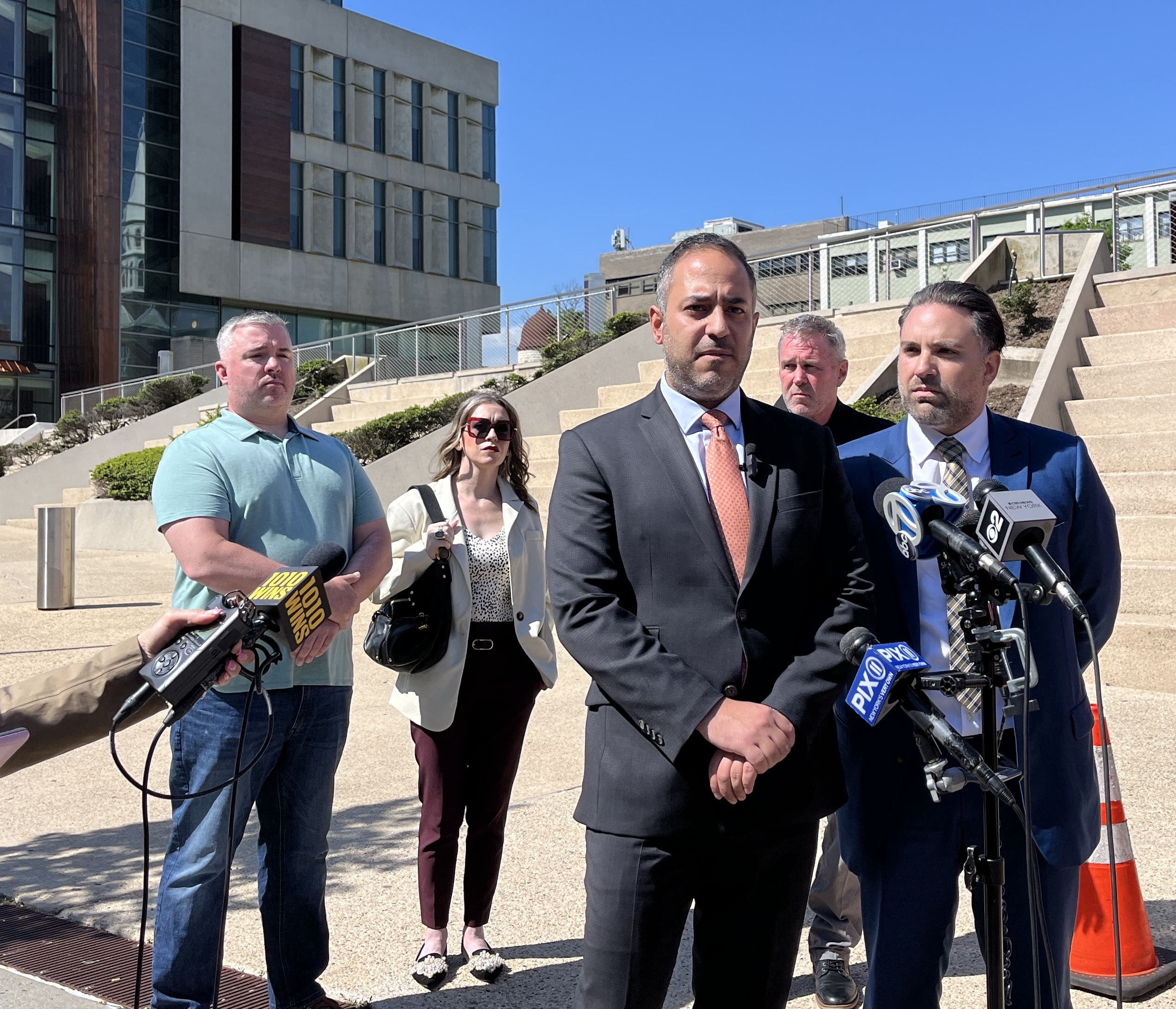Firefighter lawsuit press conference on Monday, May 20, 2024 - silive.com