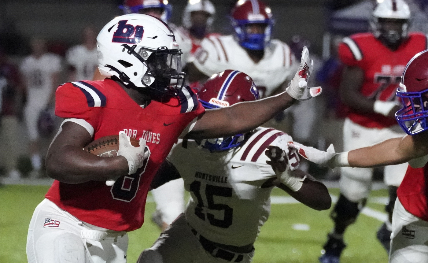 Huntsville vs. Bob Jones High School Football Friday Sept. 15, 2022 ...
