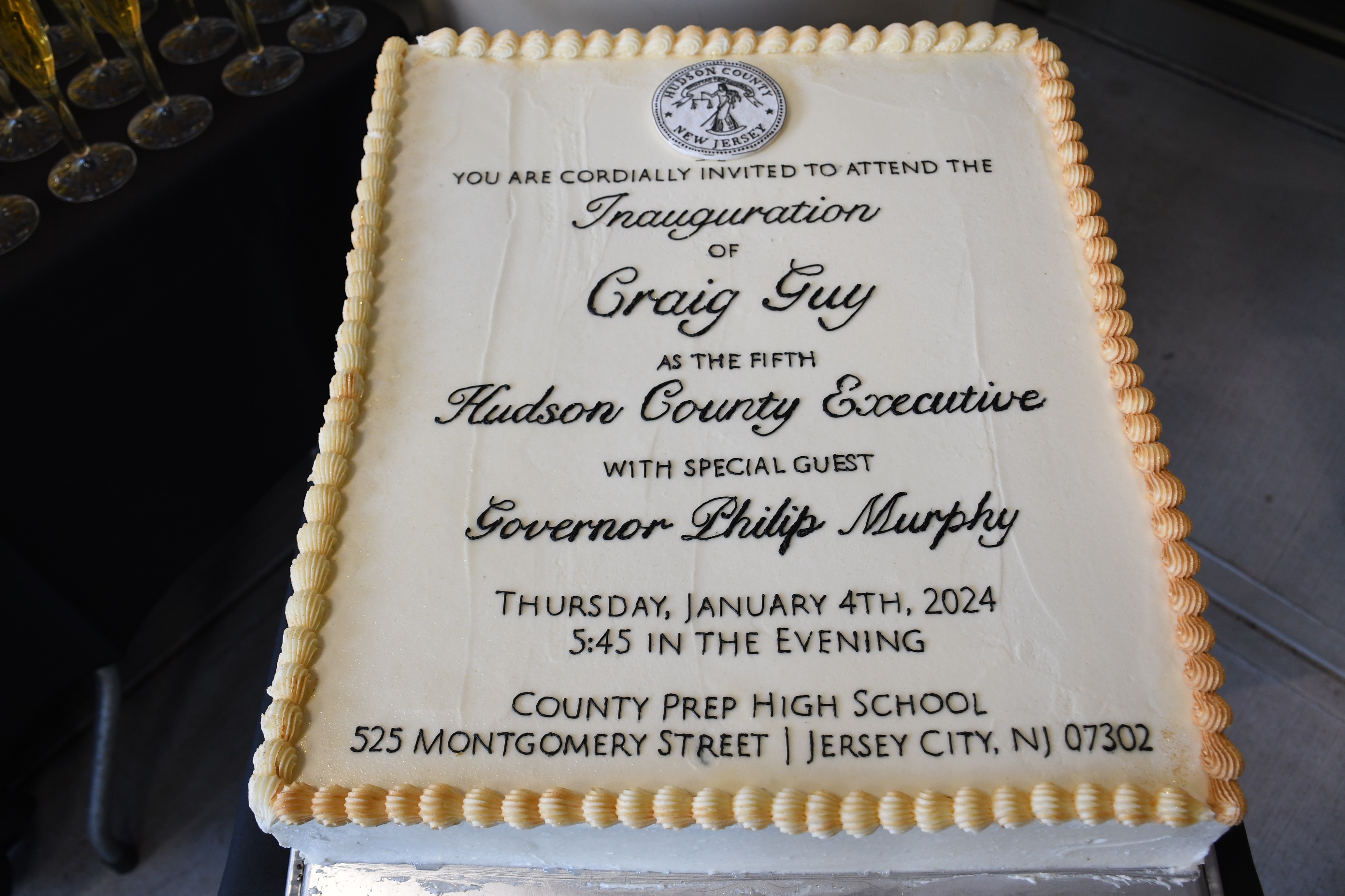 Craig Guy sworn in as Hudson County executive, Jan. 4, 2024 - nj.com