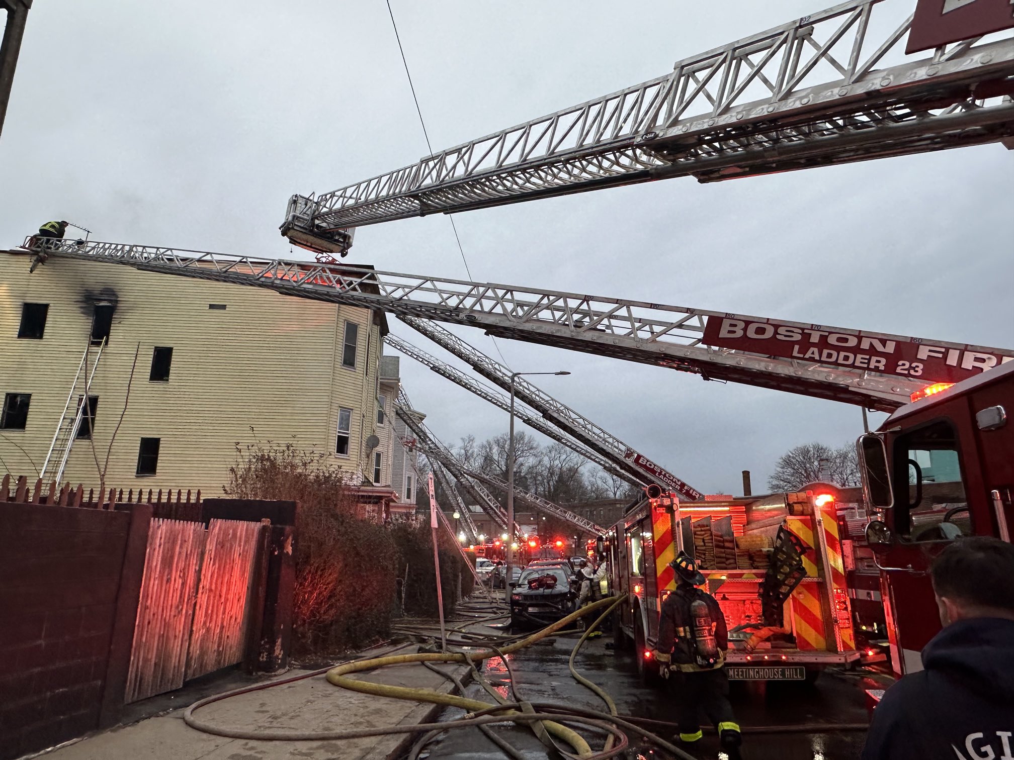 Two different fires erupt in Boston early Saturday - masslive.com