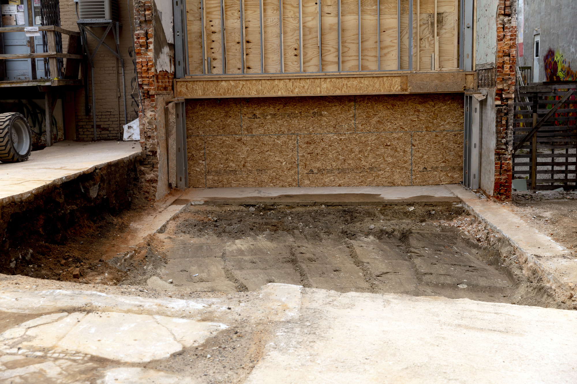 Downtown Flint building partially demolished in Brush Alley - mlive.com