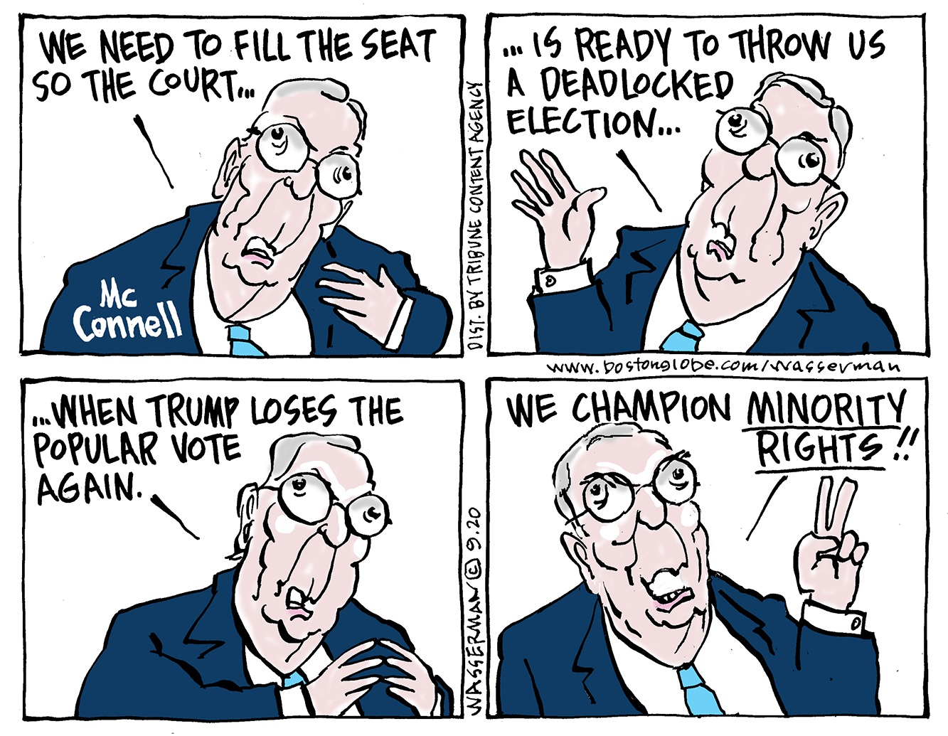 Editorial cartoons for Sept. 27, 2020 - oregonlive.com