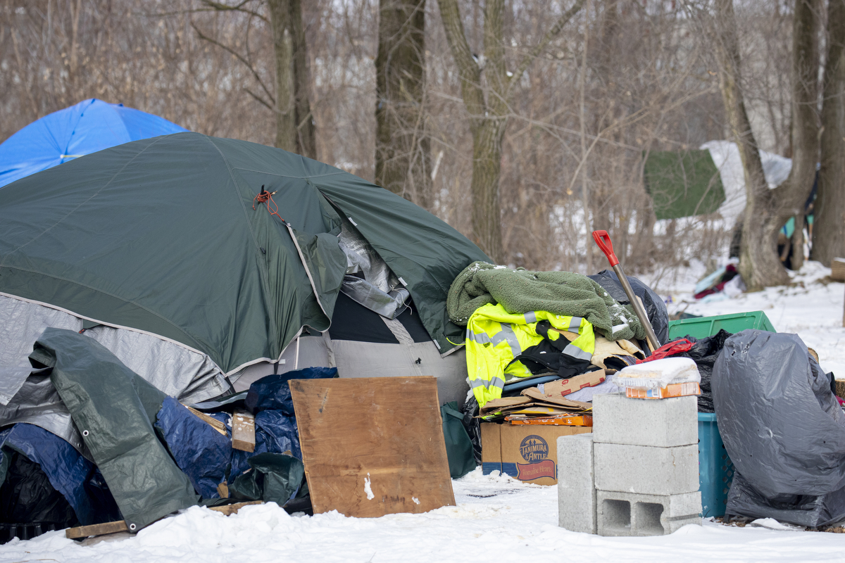 Mills Street homeless encampment in Kalamazoo - mlive.com