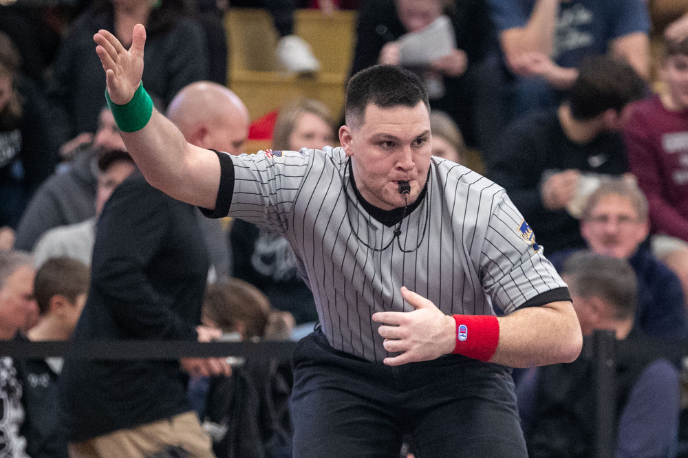 The 2022 D3 Class 3A section 3 wrestling championship at Mechanicsburg ...