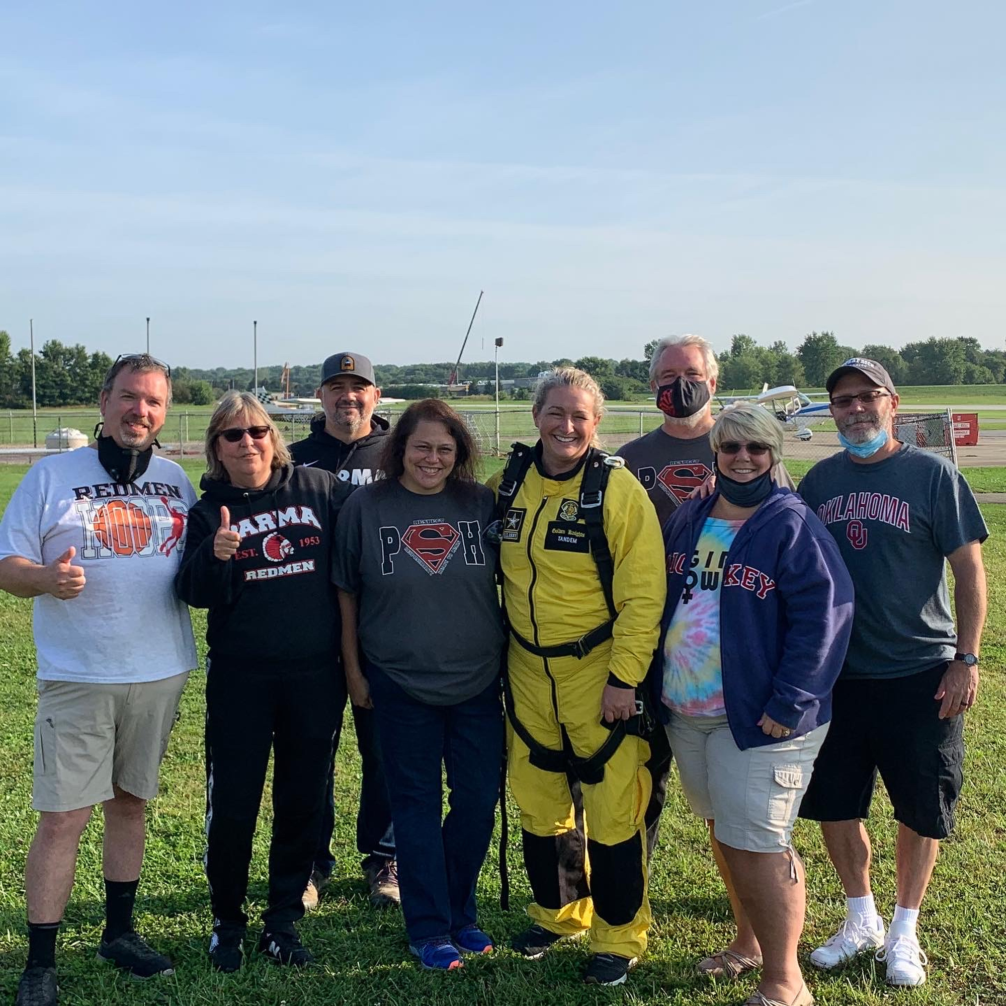 Parma High principal jumps out of a plane to honor students and staff ...