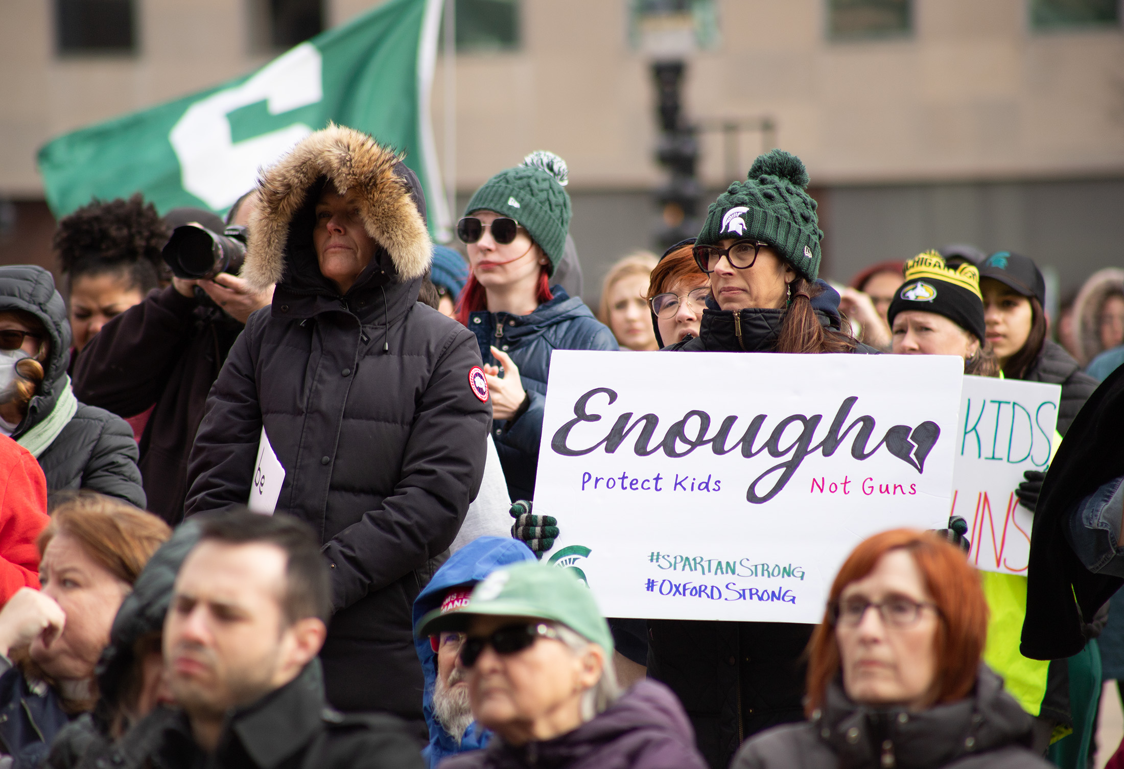 Michigan State students protest gun violence at state capitol - mlive.com