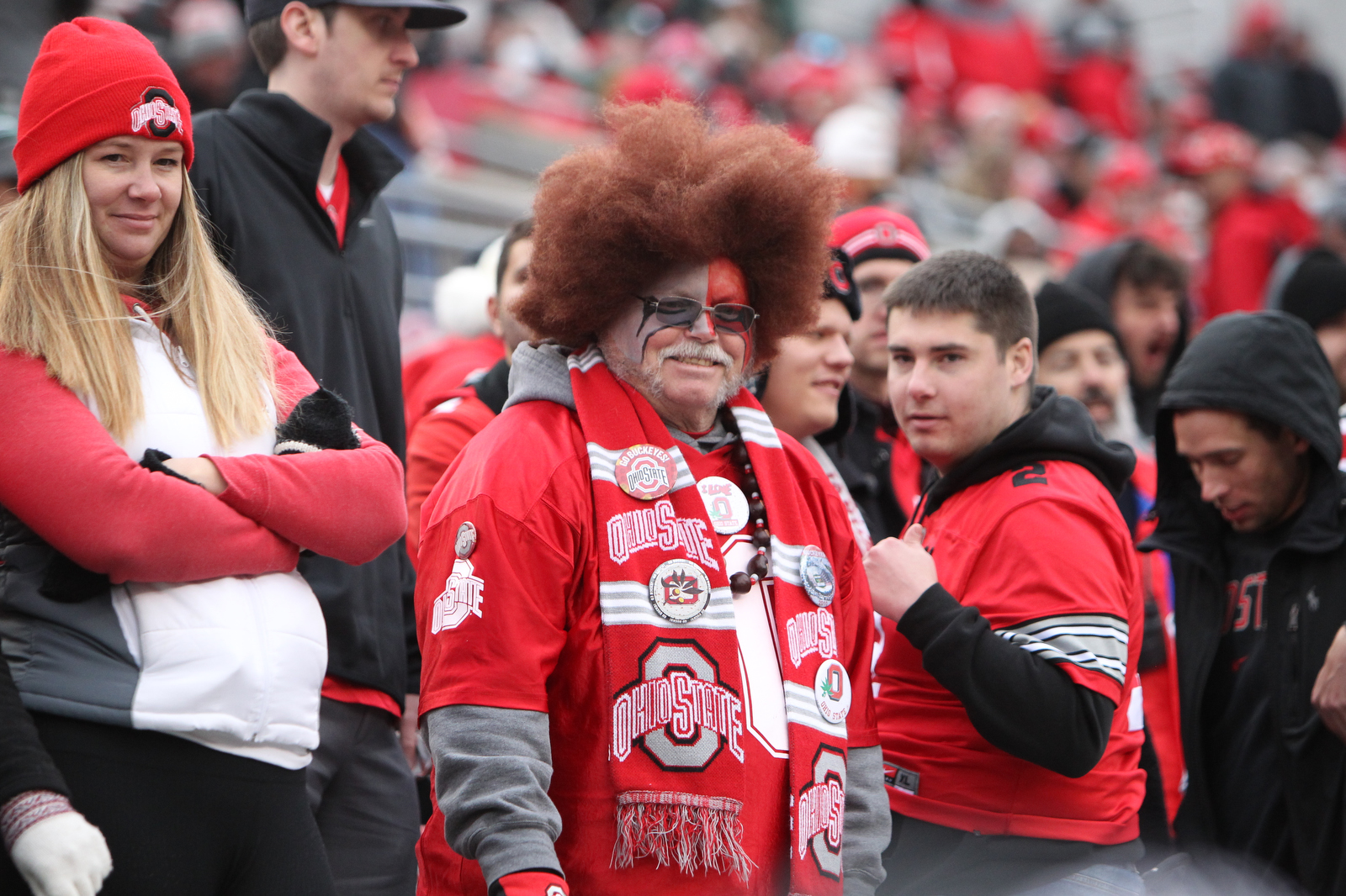 Fans at Ohio State's blowout win over Michigan State, 56-7 - cleveland.com