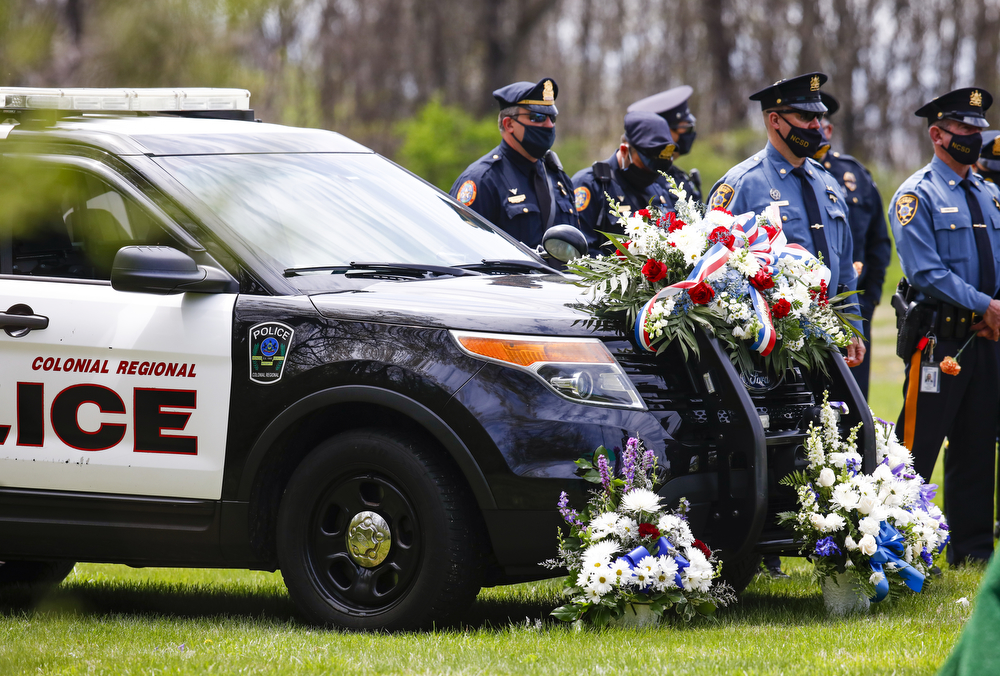 Funeral for Colonial Regional Police Department Sgt. John Harmon ...
