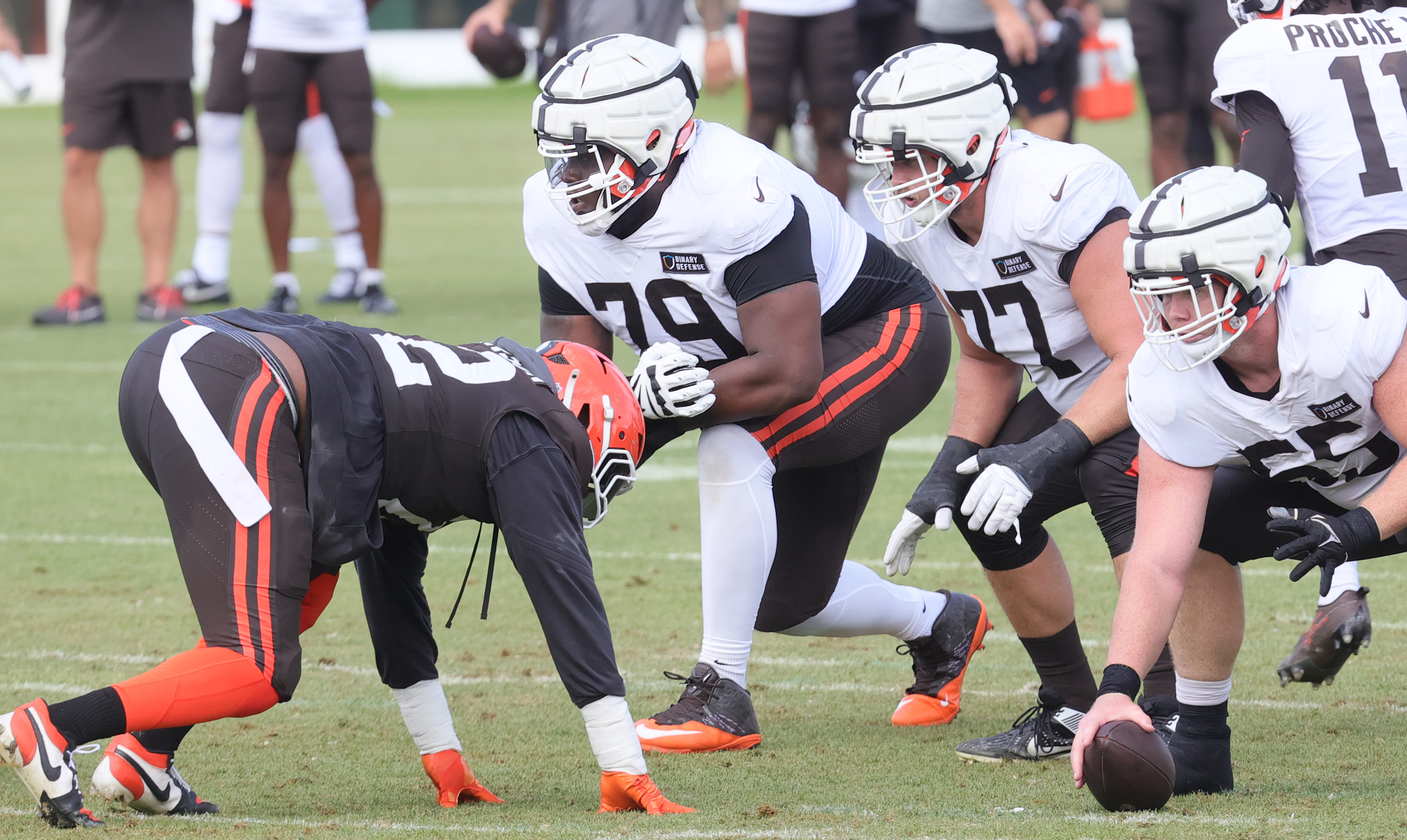 Cleveland Browns offensive tackle Dewand Jones, August 1, 2024 ...