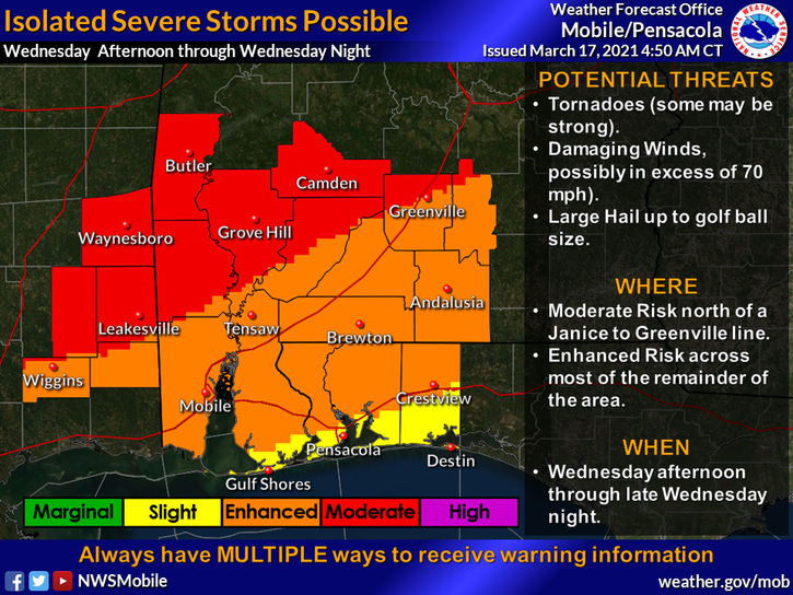 Severe weather expected in Alabama - al.com