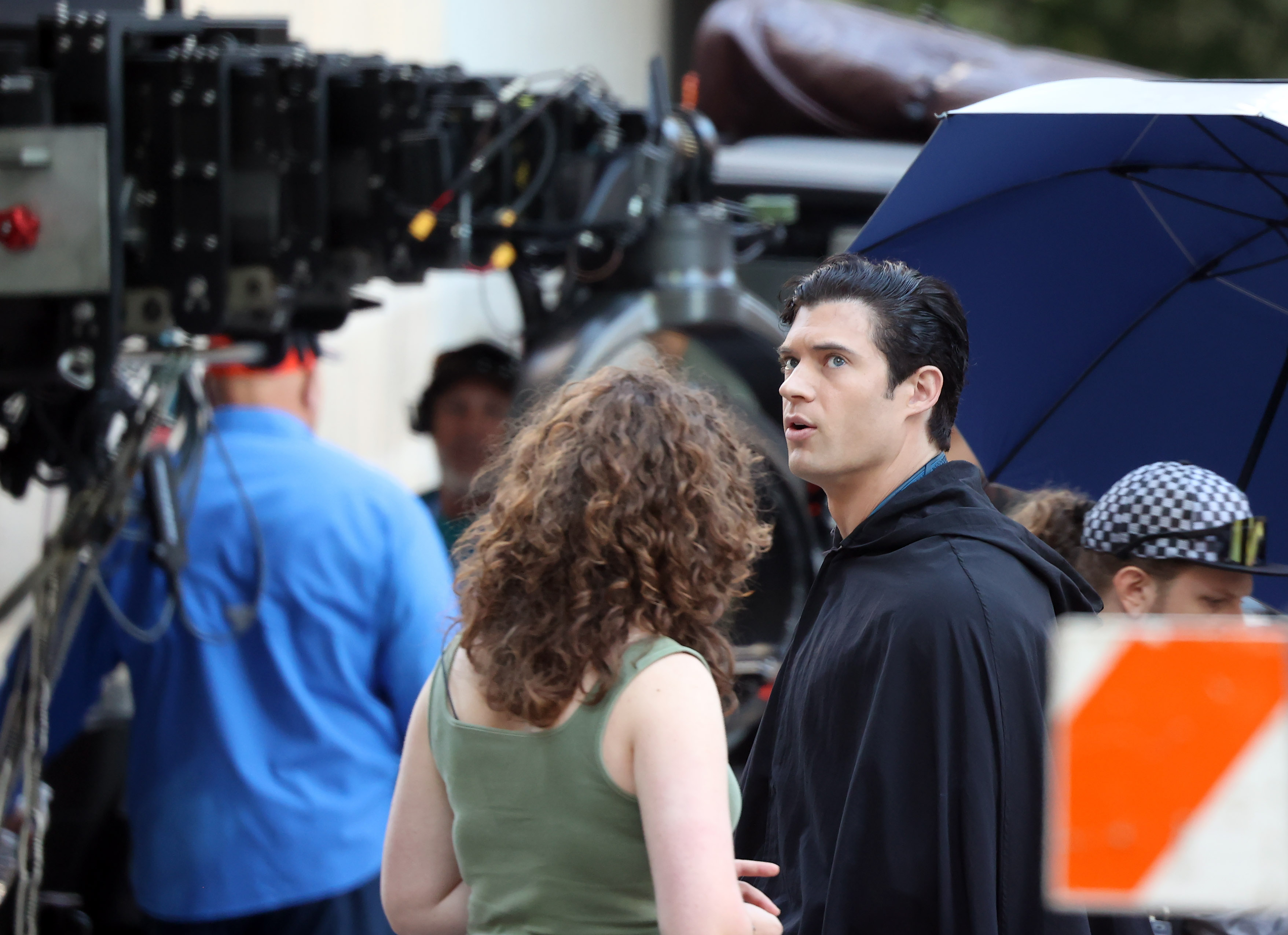 Filming begins on set of Superman in downtown Cleveland, June 24, 2024 ...