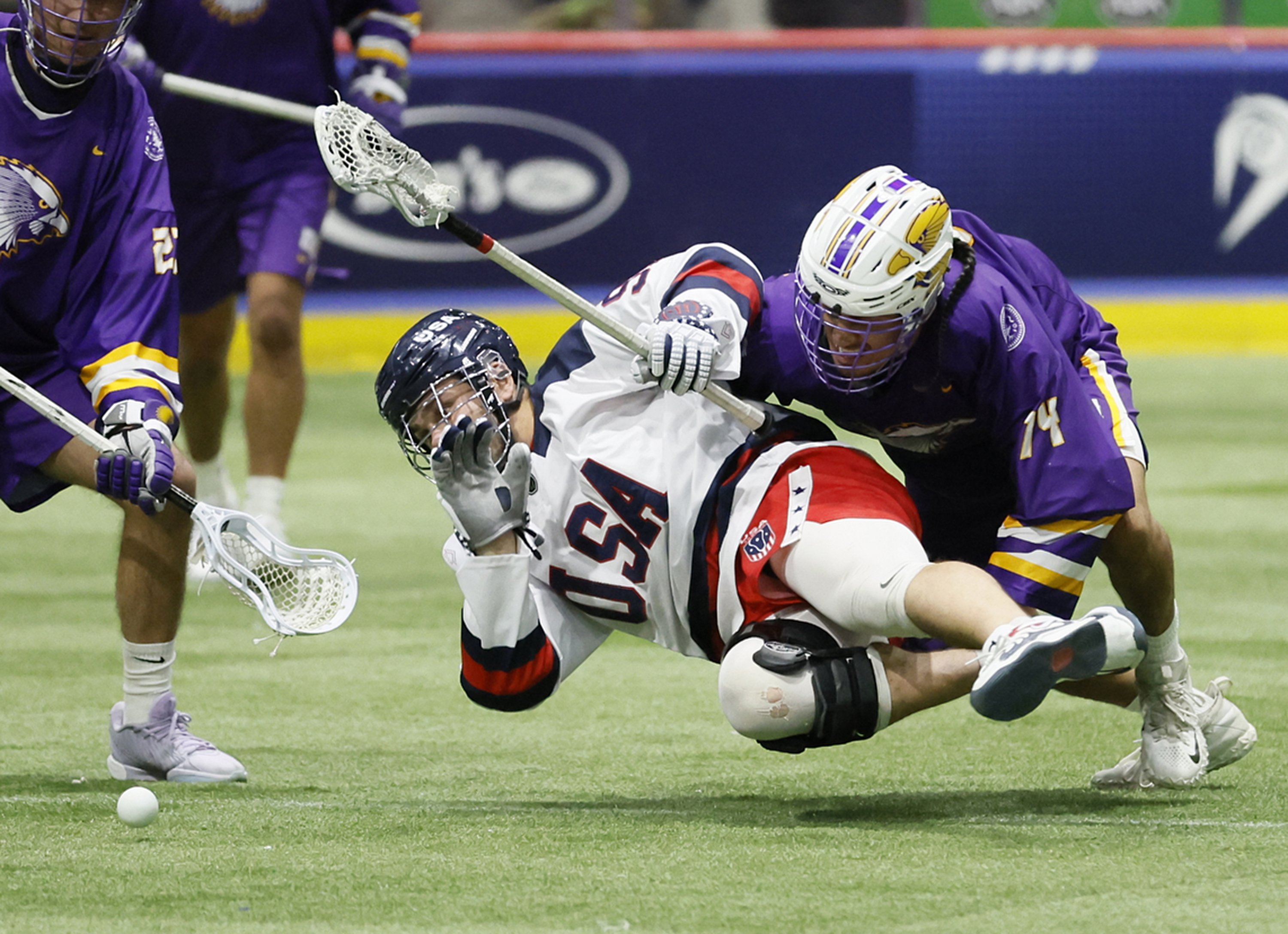 World Lacrosse Box championship Semifinal: Team USA vs. Haudenosaunee ...