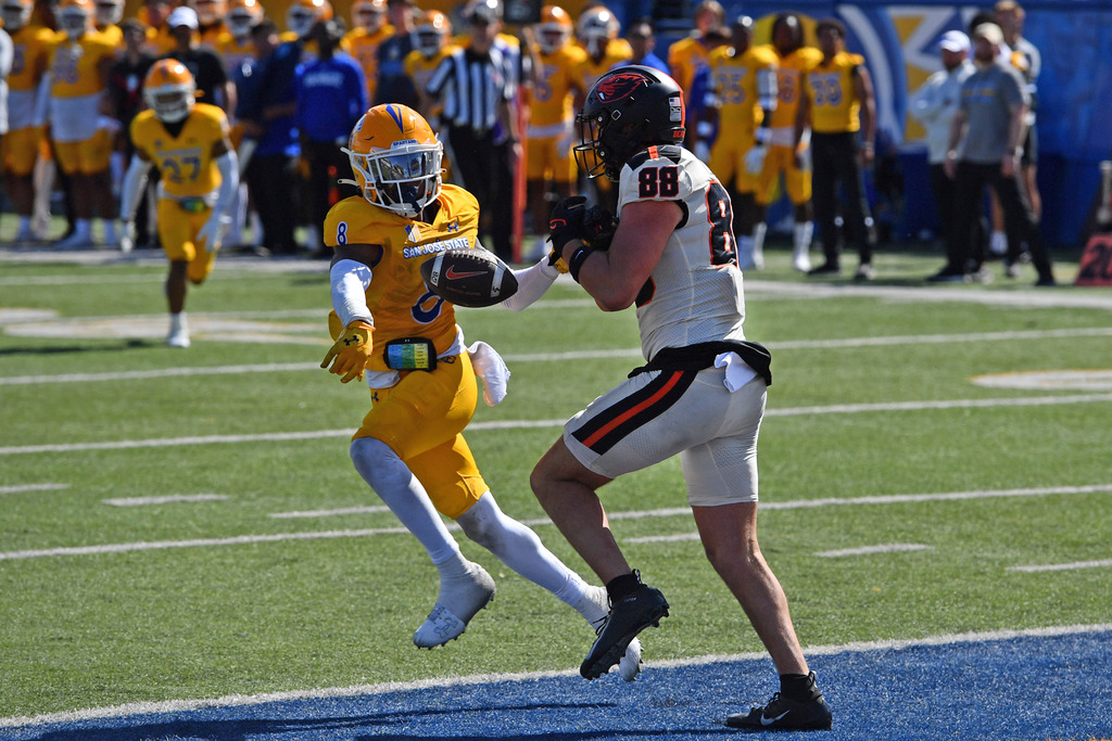 Oregon State Beavers vs. San Jose State Spartans: Sept. 3, 2023 ...