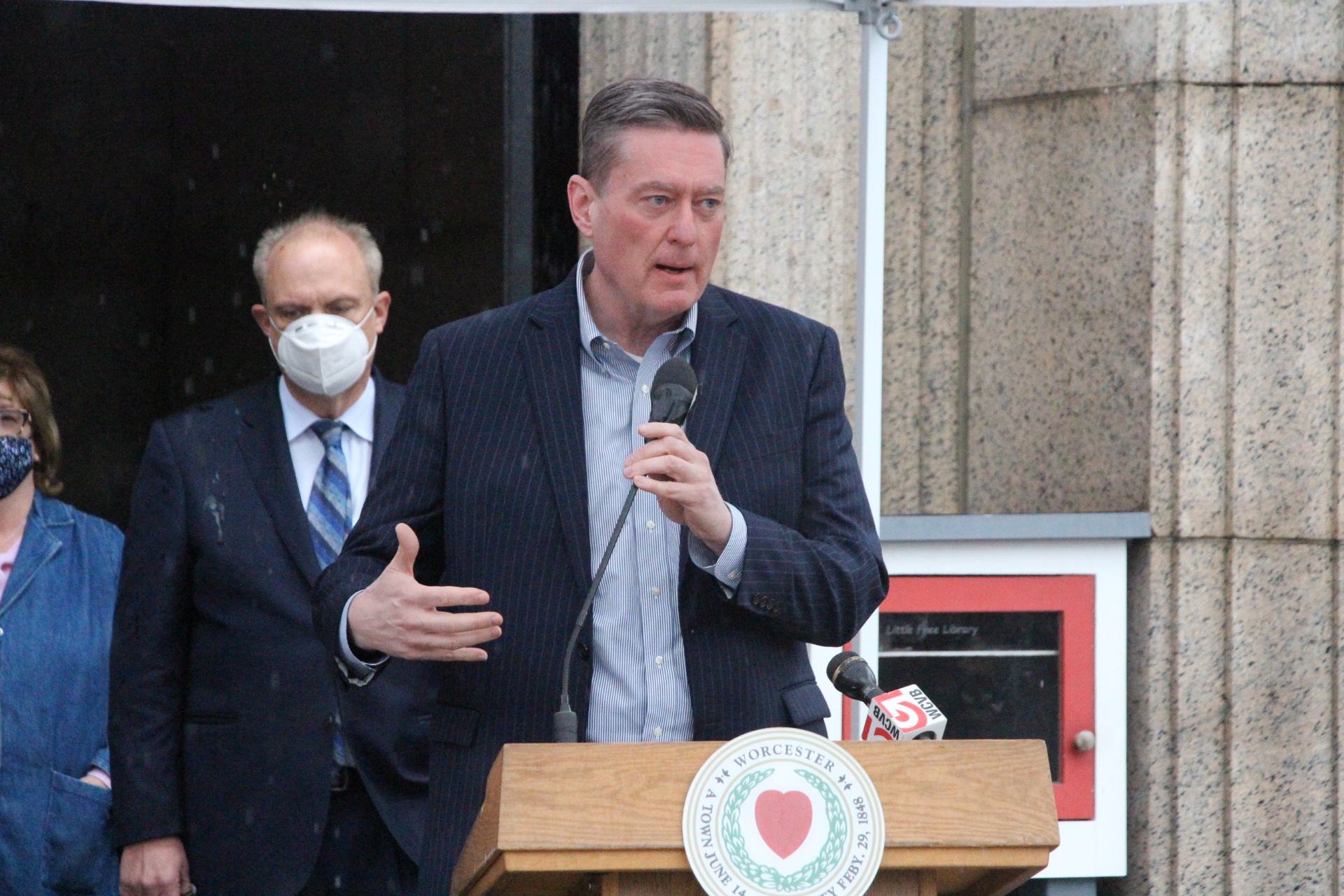 Worcester community gathers outside city hall to support Asian ...