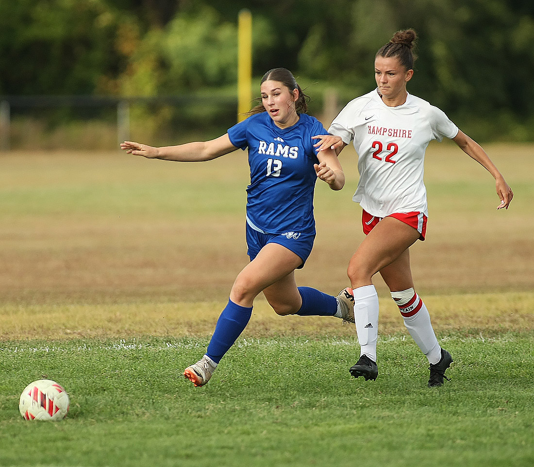 Hampshire vs Granby girls Soccer 9/5/25 - masslive.com