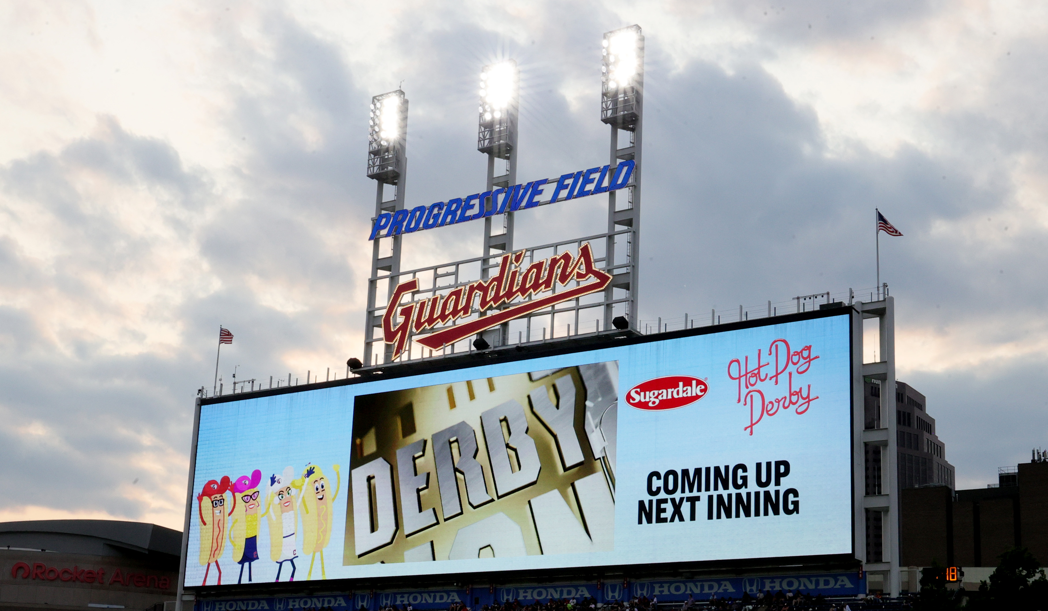 An evening at Progressive Field with the Cleveland Guardians’ Hot Dog ...
