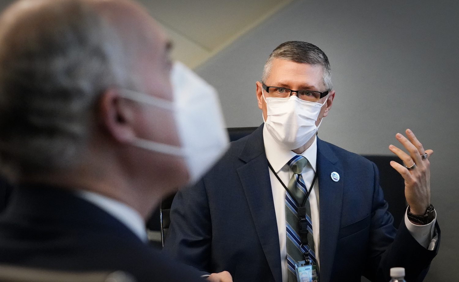 Sen. Bob Casey visit to Lehigh Valley International Airport ...