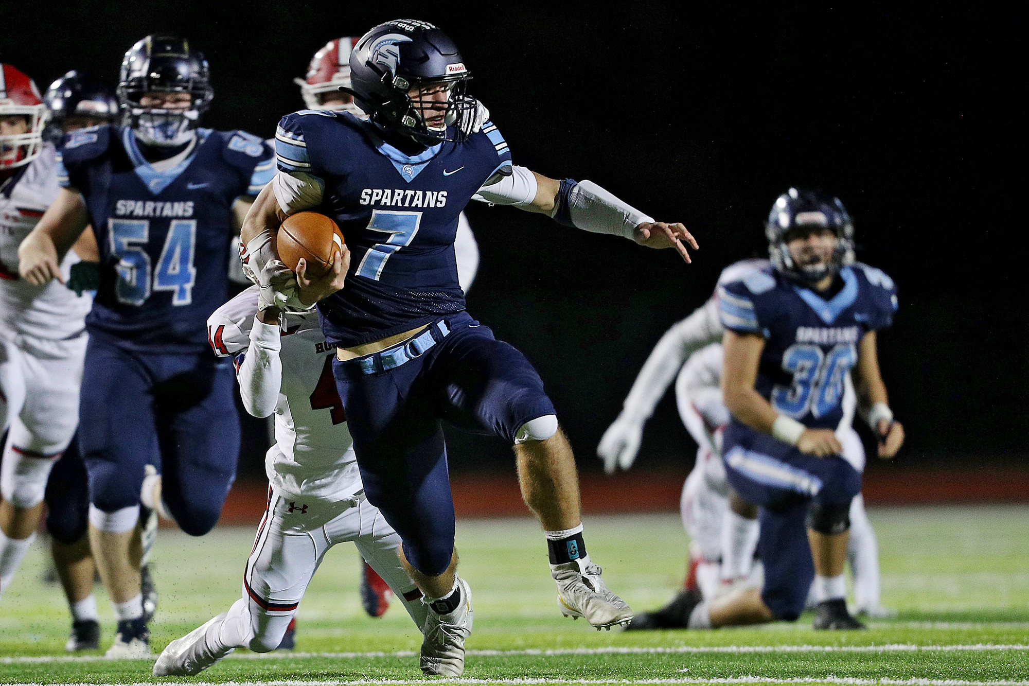 Livonia Stevenson running back Caden Woodall - mlive.com
