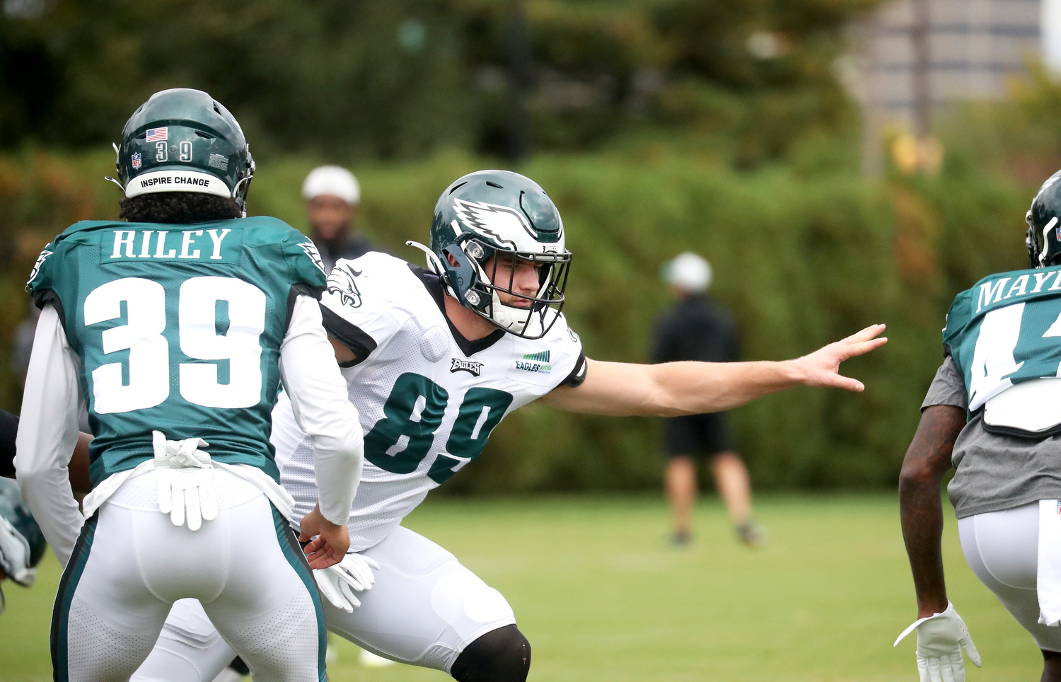 Philadelphia Eagles practice at the NovaCare Complex, Oct. 27, 2021 ...