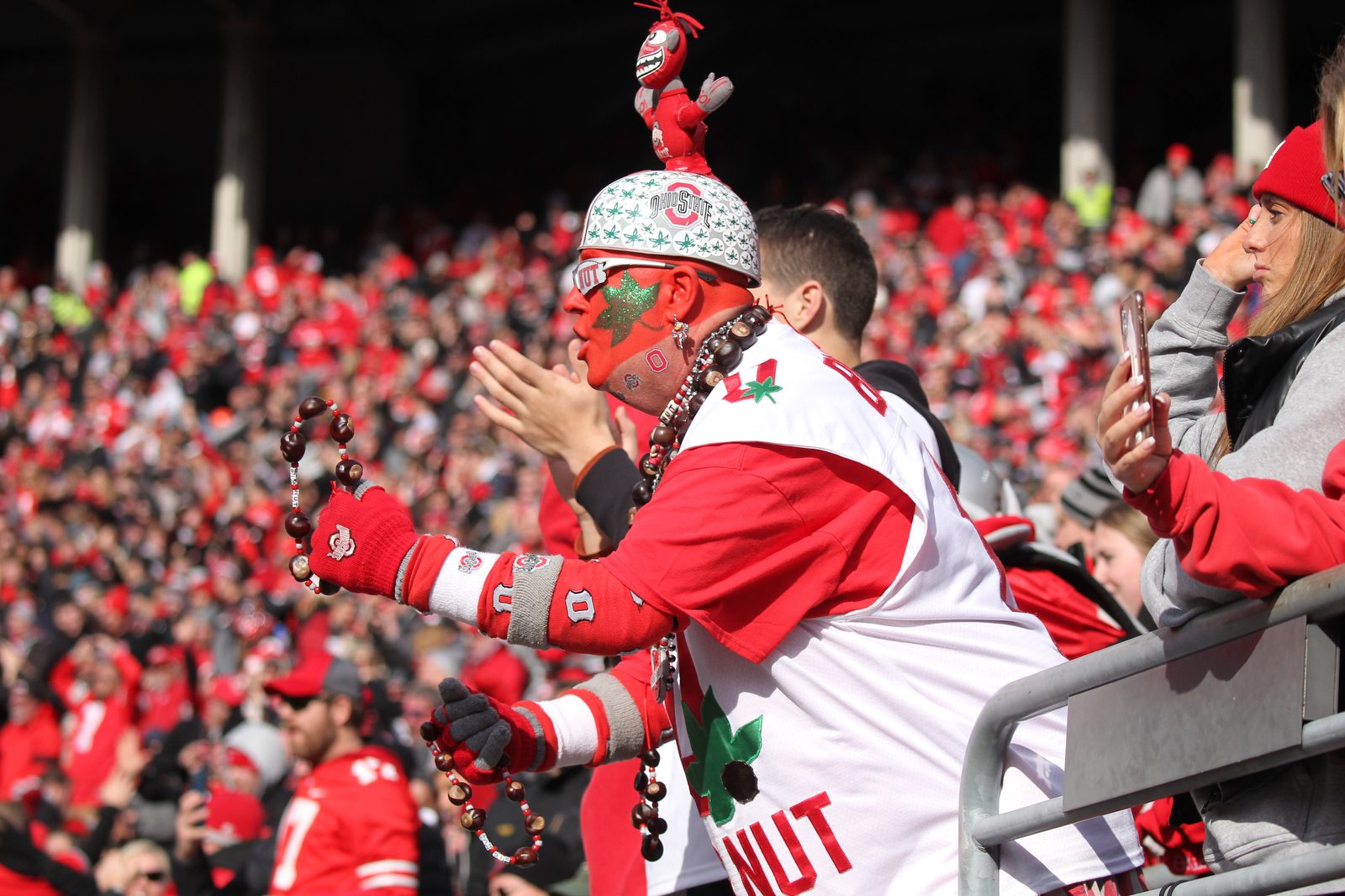 Fans at Ohio State's blowout win over Michigan State, 56-7 - cleveland.com