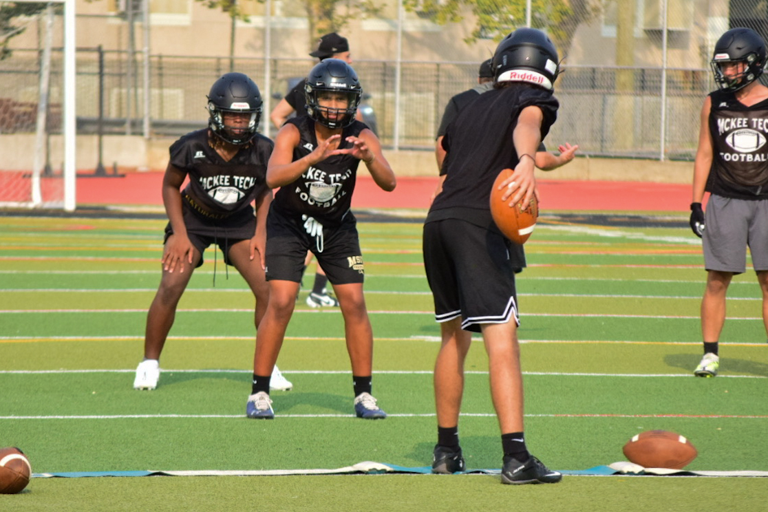 McKee/S.I. Tech starts football workouts with a bang - silive.com