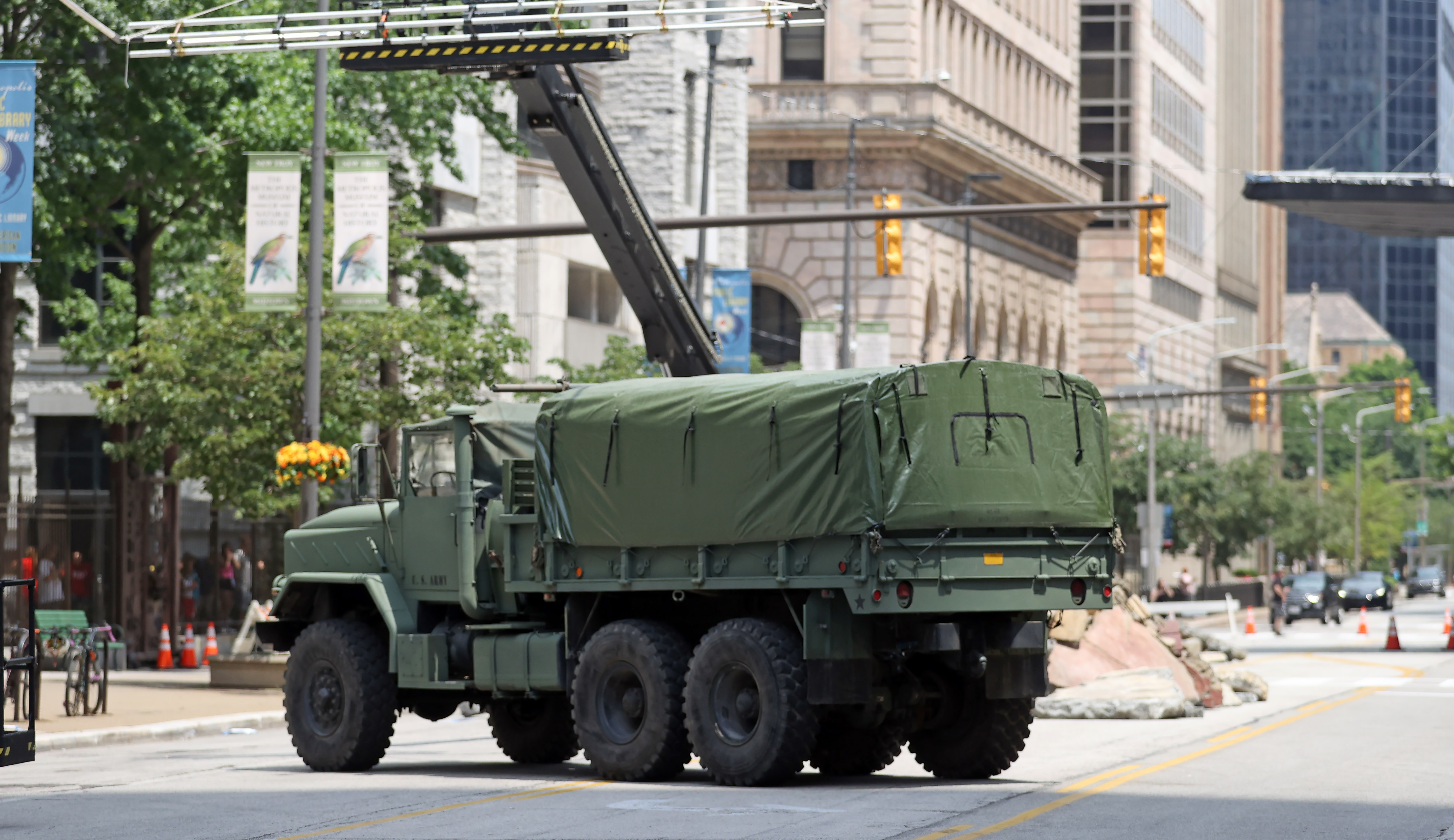 Superman movie set continues to take shape in downtown Cleveland, June ...