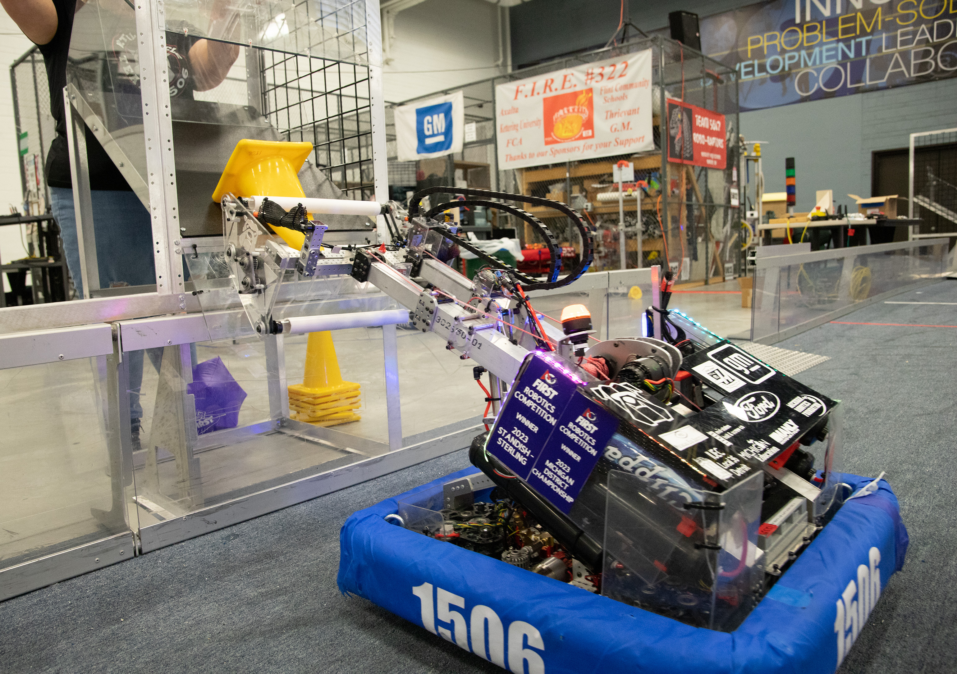 See photos of robotics state champions Metal Muscle as they prepare for ...