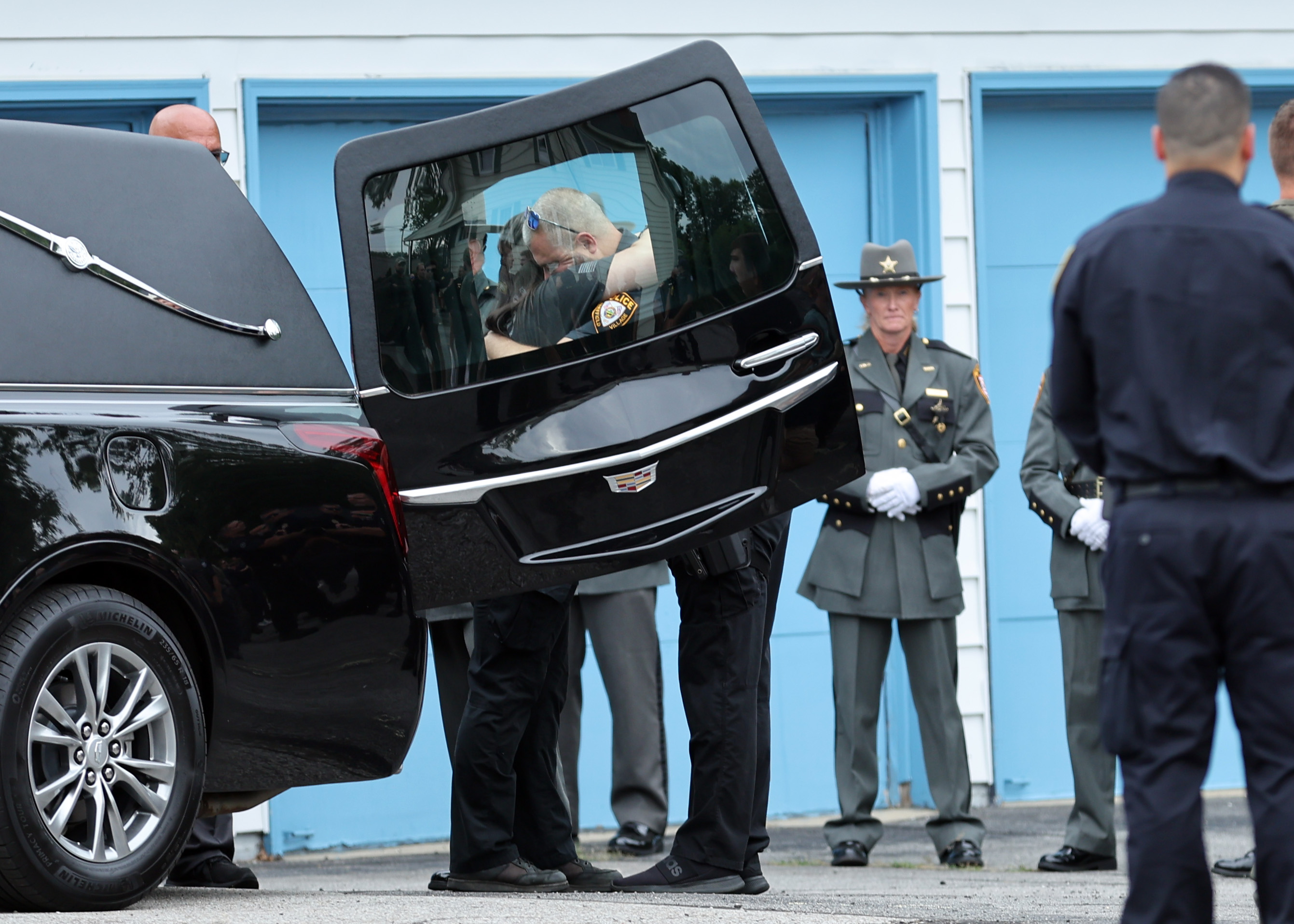 Police procession for slain Lorain police officer Phillip Wagner, July ...