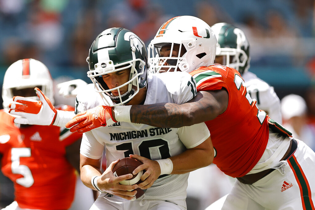College football: Michigan State at Miami, Sept. 18, 2021 - mlive.com