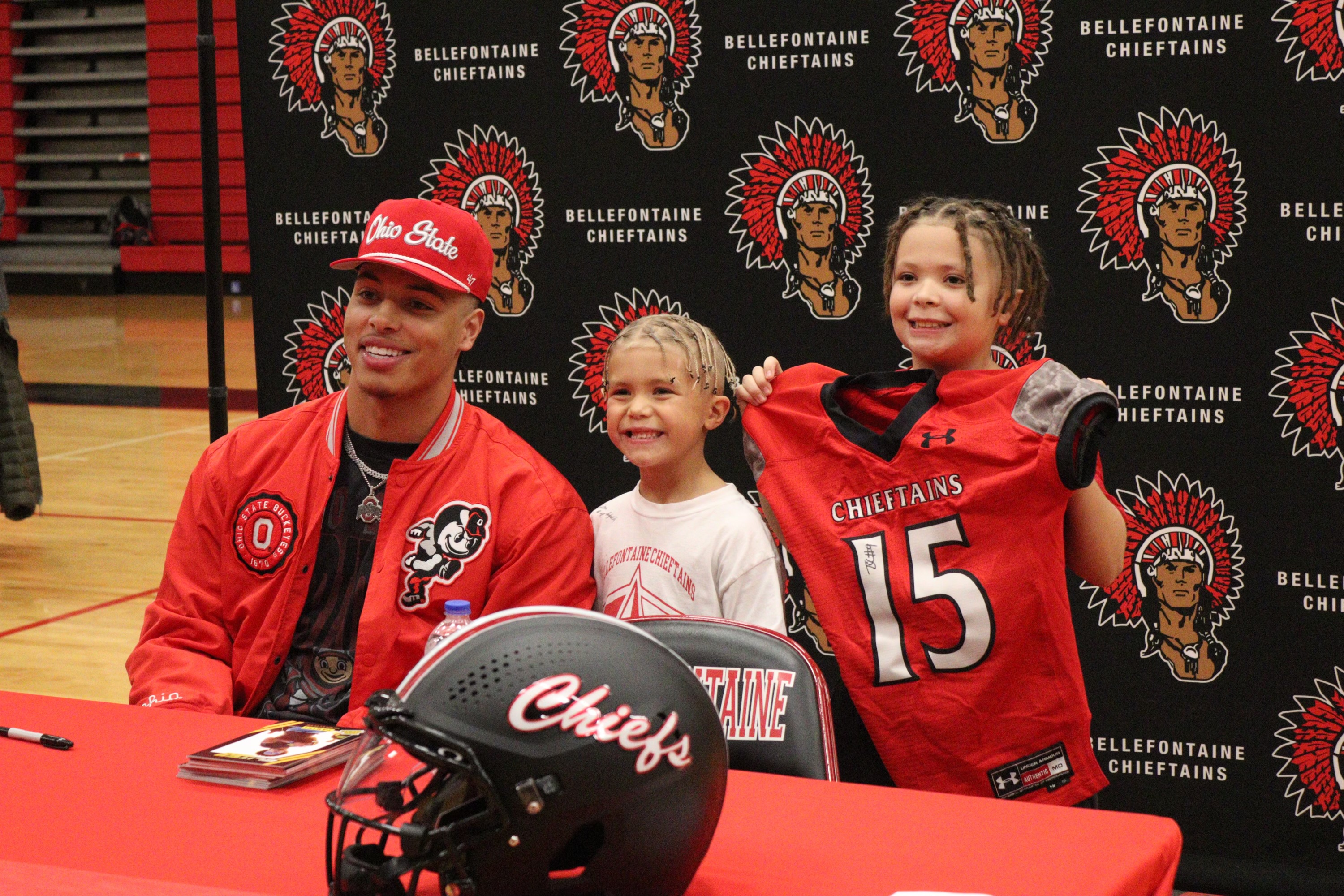 Tavien St. Clair signing day ceremony, Dec. 4, 2024 - cleveland.com