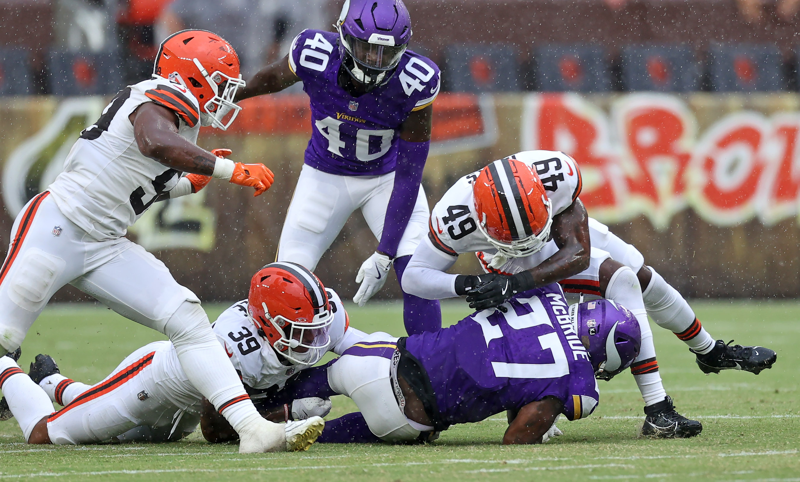 Cleveland Browns vs. Minnesota Vikings, preseason game 2, August 17 ...
