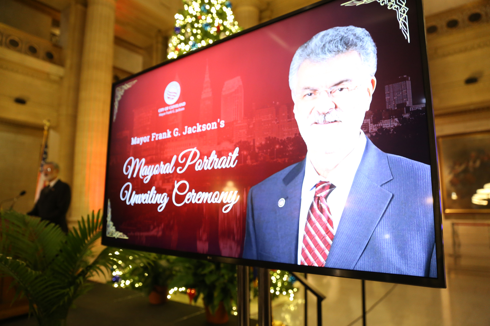 Outgoing Cleveland Mayor Frank Jackson unveils official portrait ...