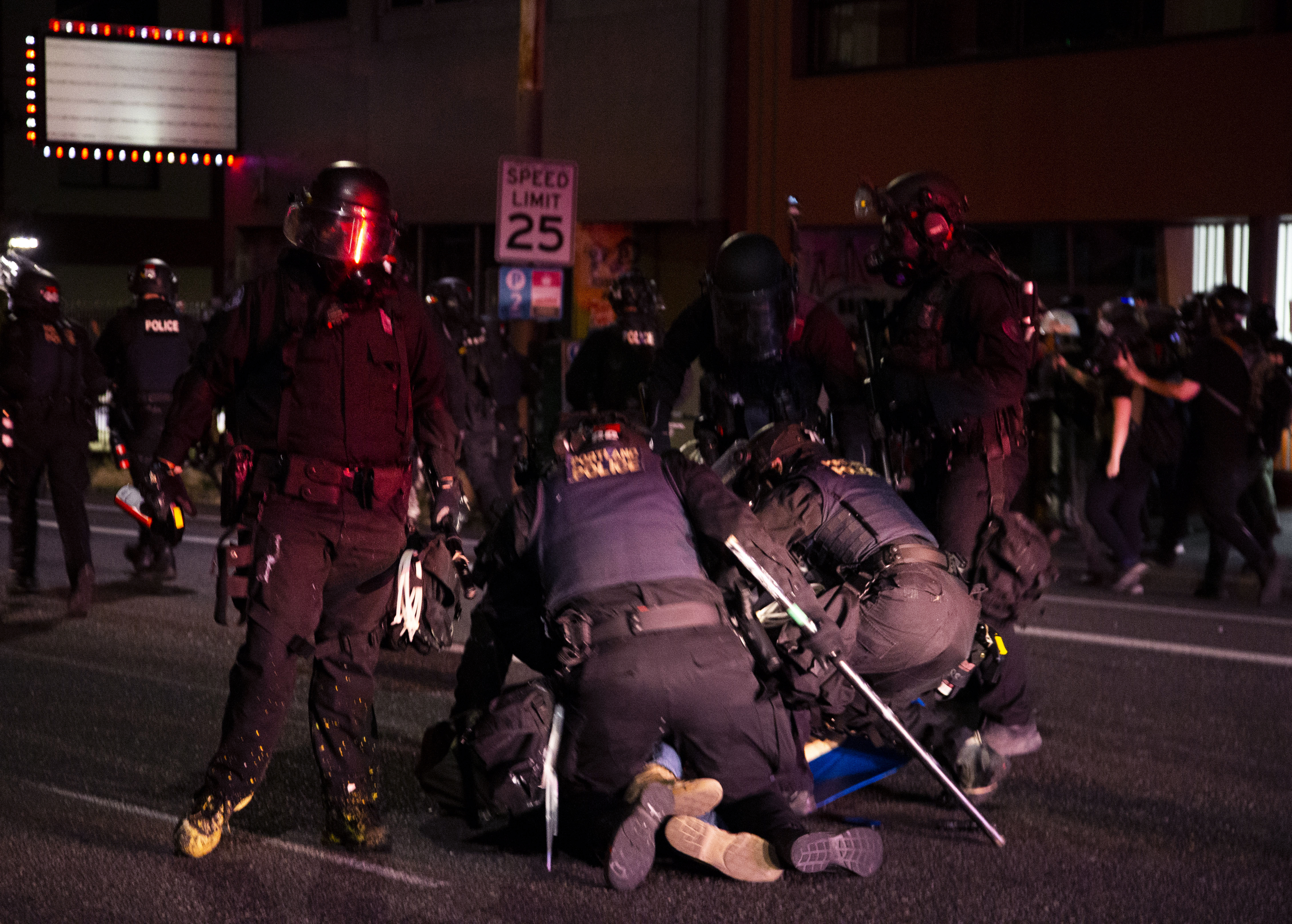 Portland Protests for 83rd night on Aug. 18, 2020 - oregonlive.com