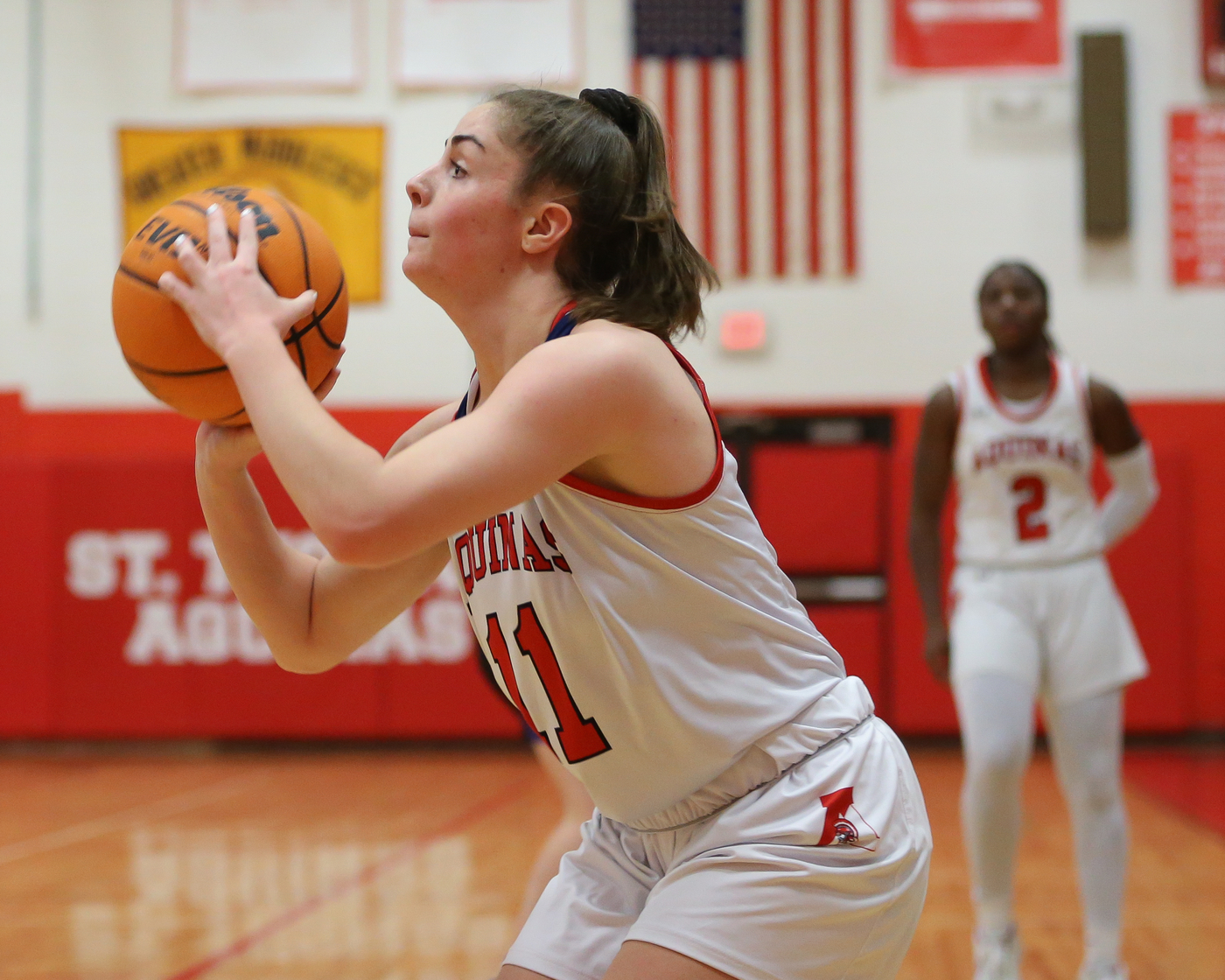 Girls Basketball: No. 19 St. Thomas Aquinas defeats Monroe 49-41 - nj.com