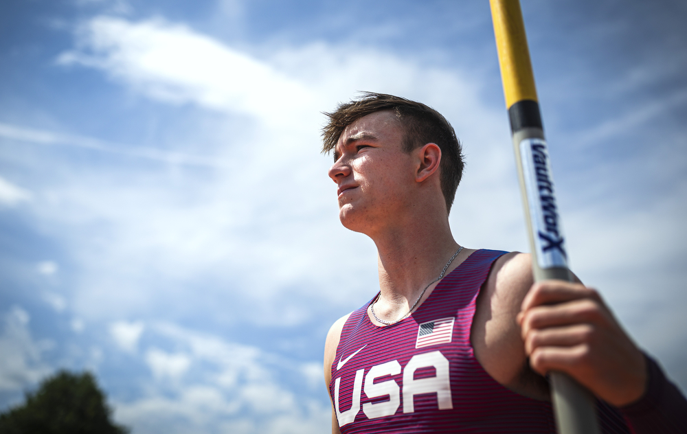 Hershey pole vault champion Justin Rogers - pennlive.com