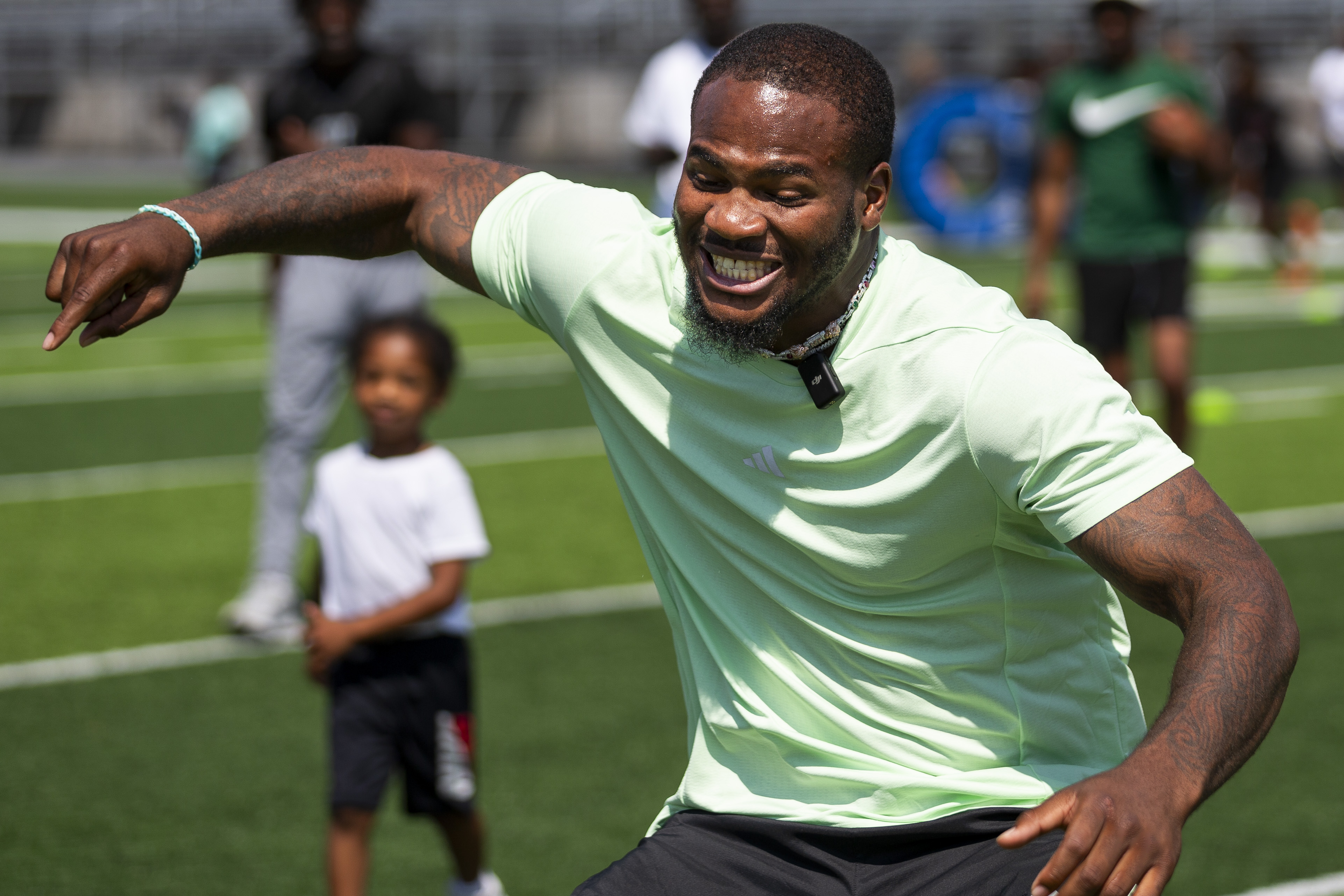 Micah Parsons Lions Den Football Camp - pennlive.com