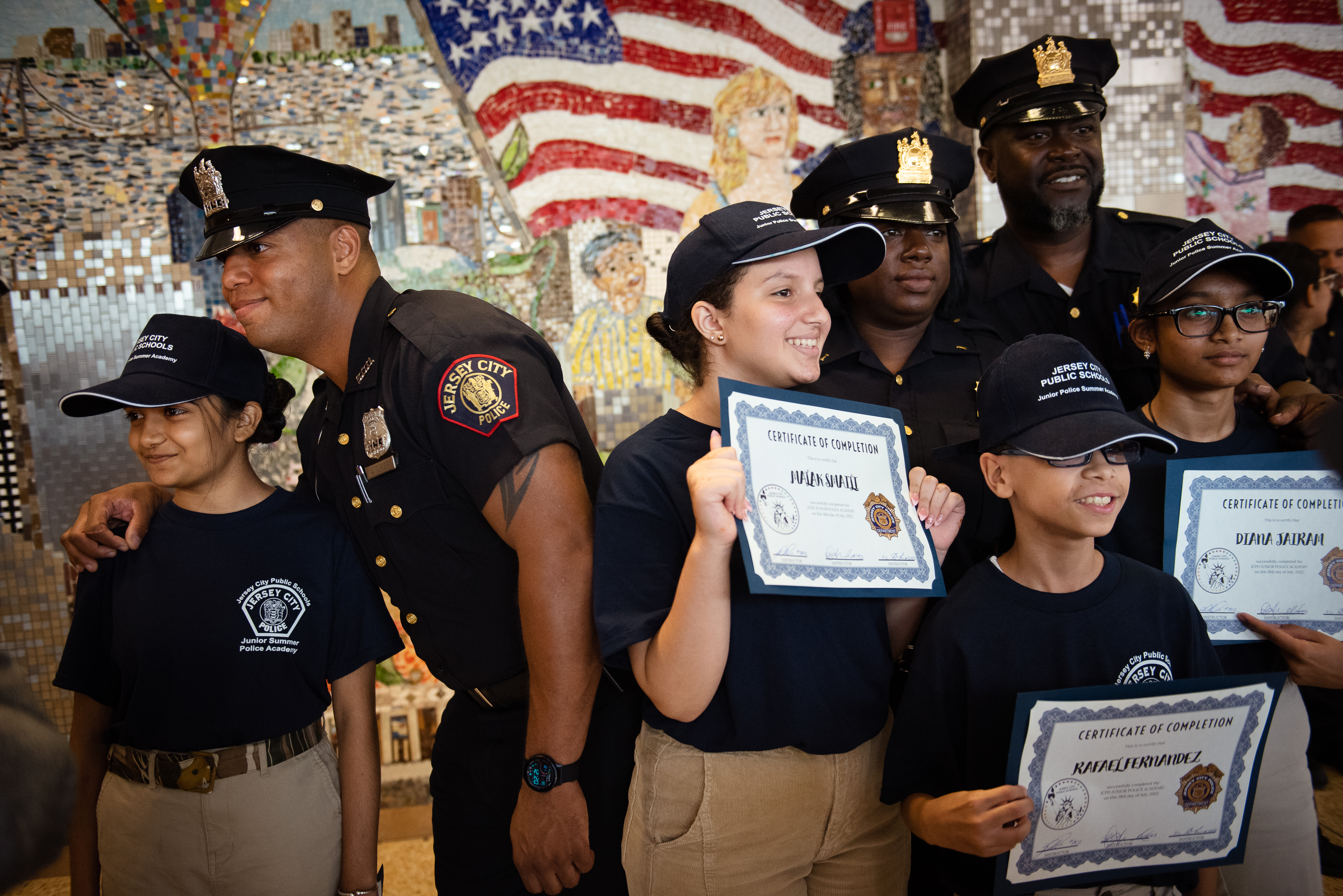 2022 JCPD Junior Police Academy graduation - nj.com