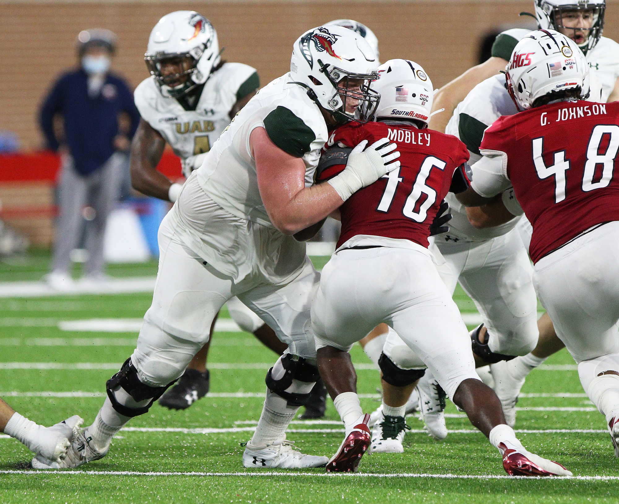 2022 UAB offensive line - al.com