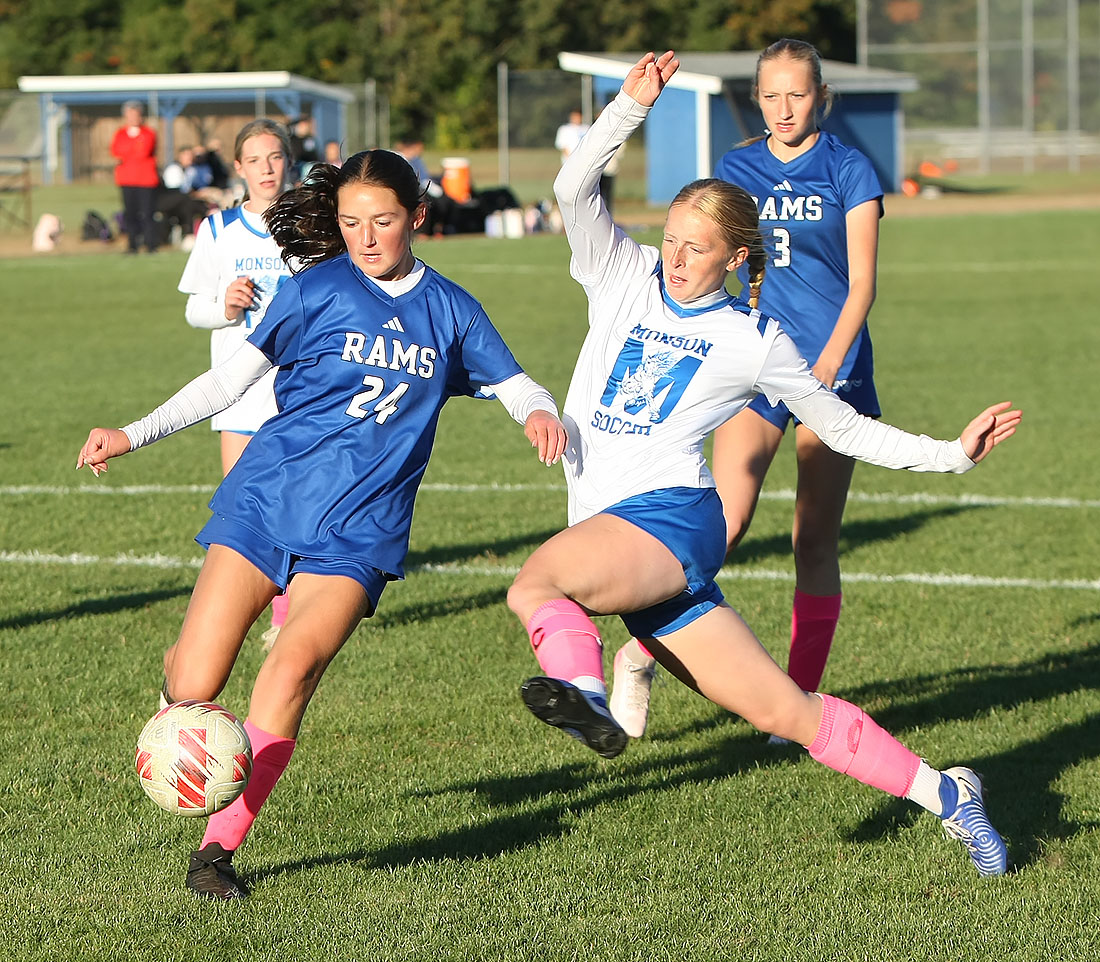 Monson vs Granby girls Soccer 10/9/25 - masslive.com