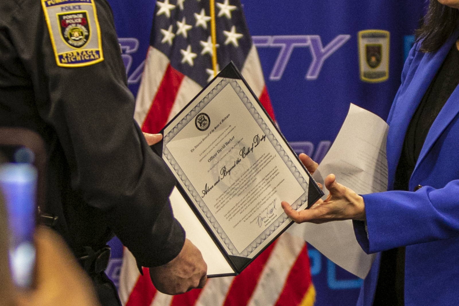 Michigan Attorney General Dana Nessel presents the Above and Beyond ...
