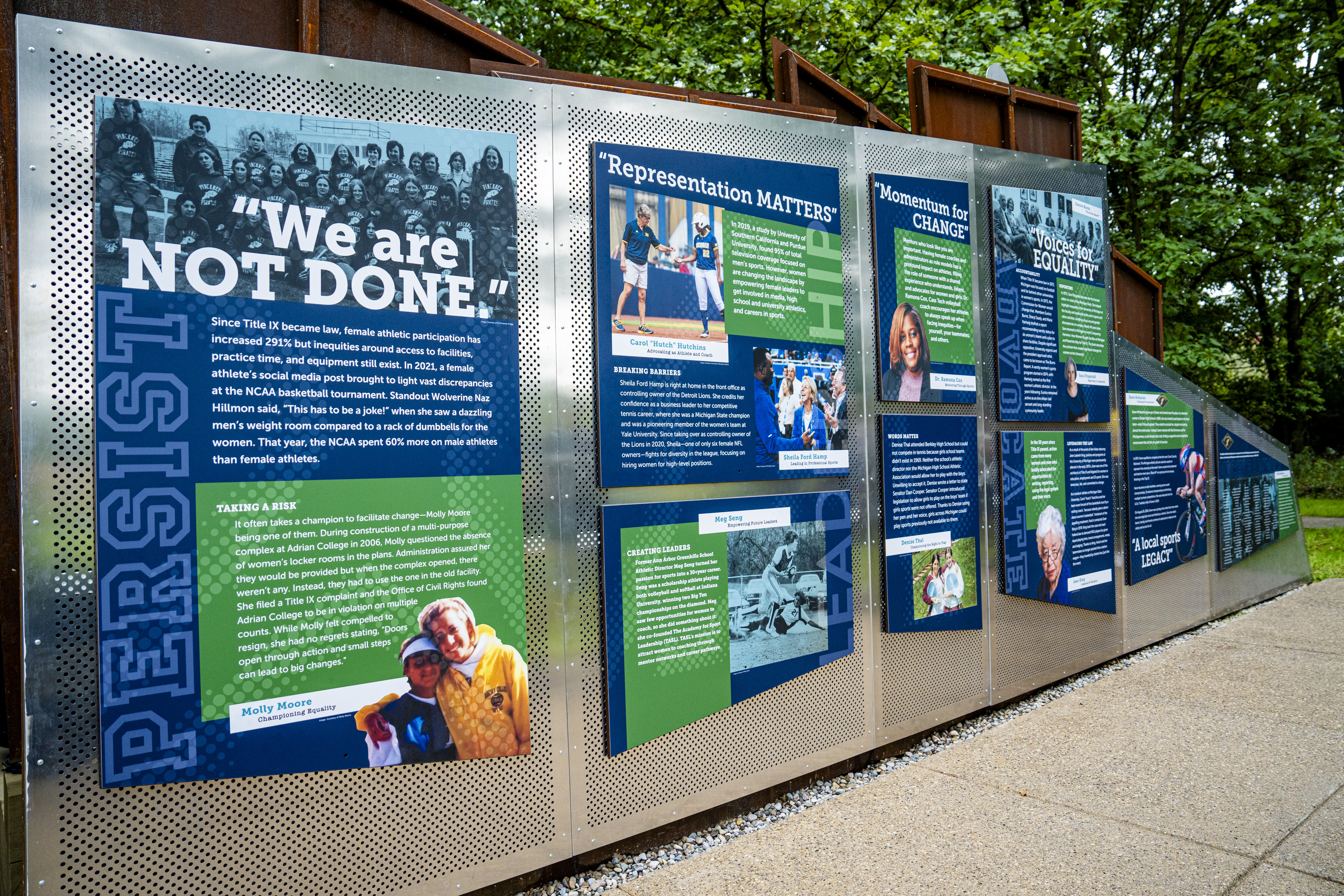 Title IX Plaza opening ceremony - mlive.com